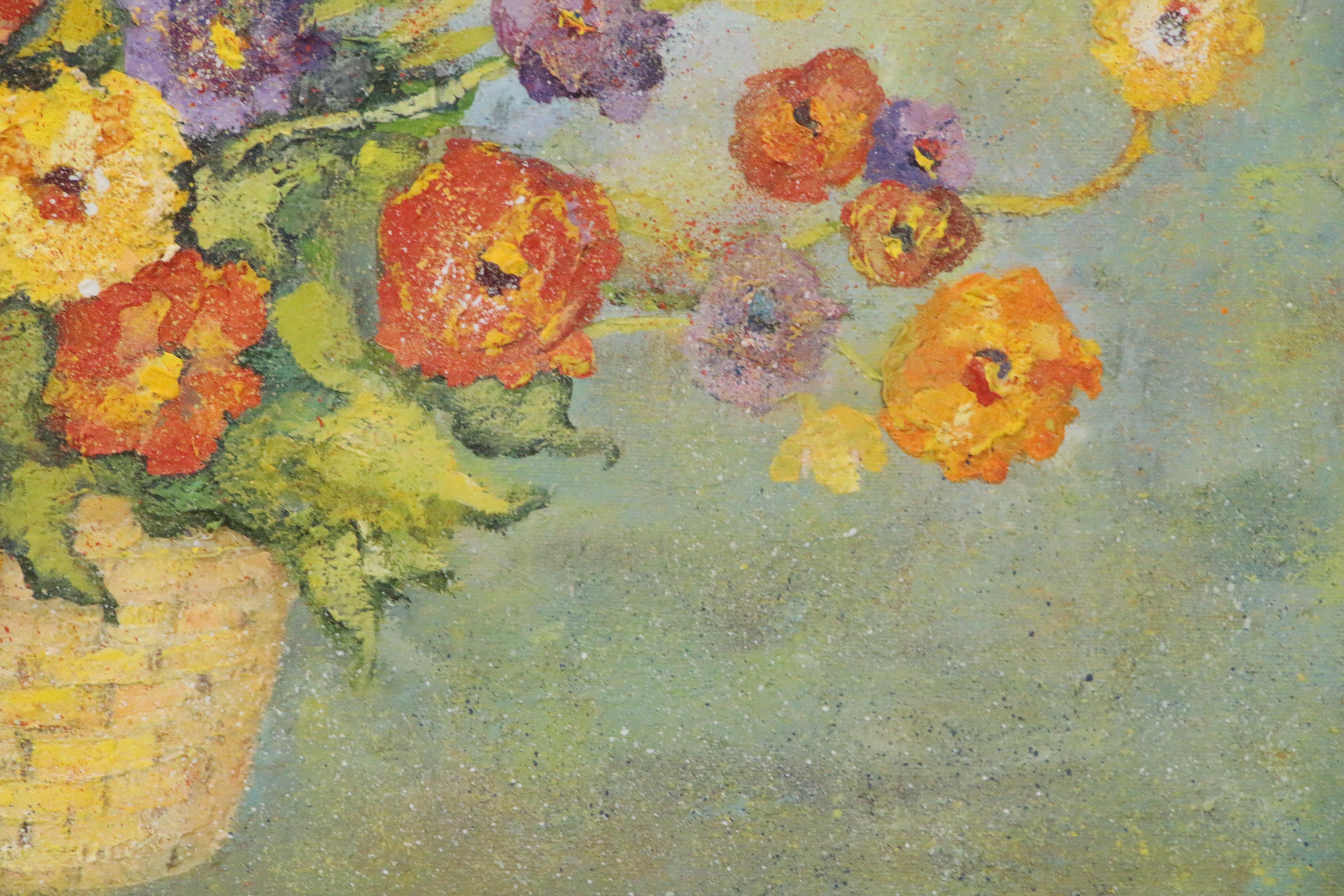 Wanda Prillaman Oil Painting "Ranunculus" | EBTH