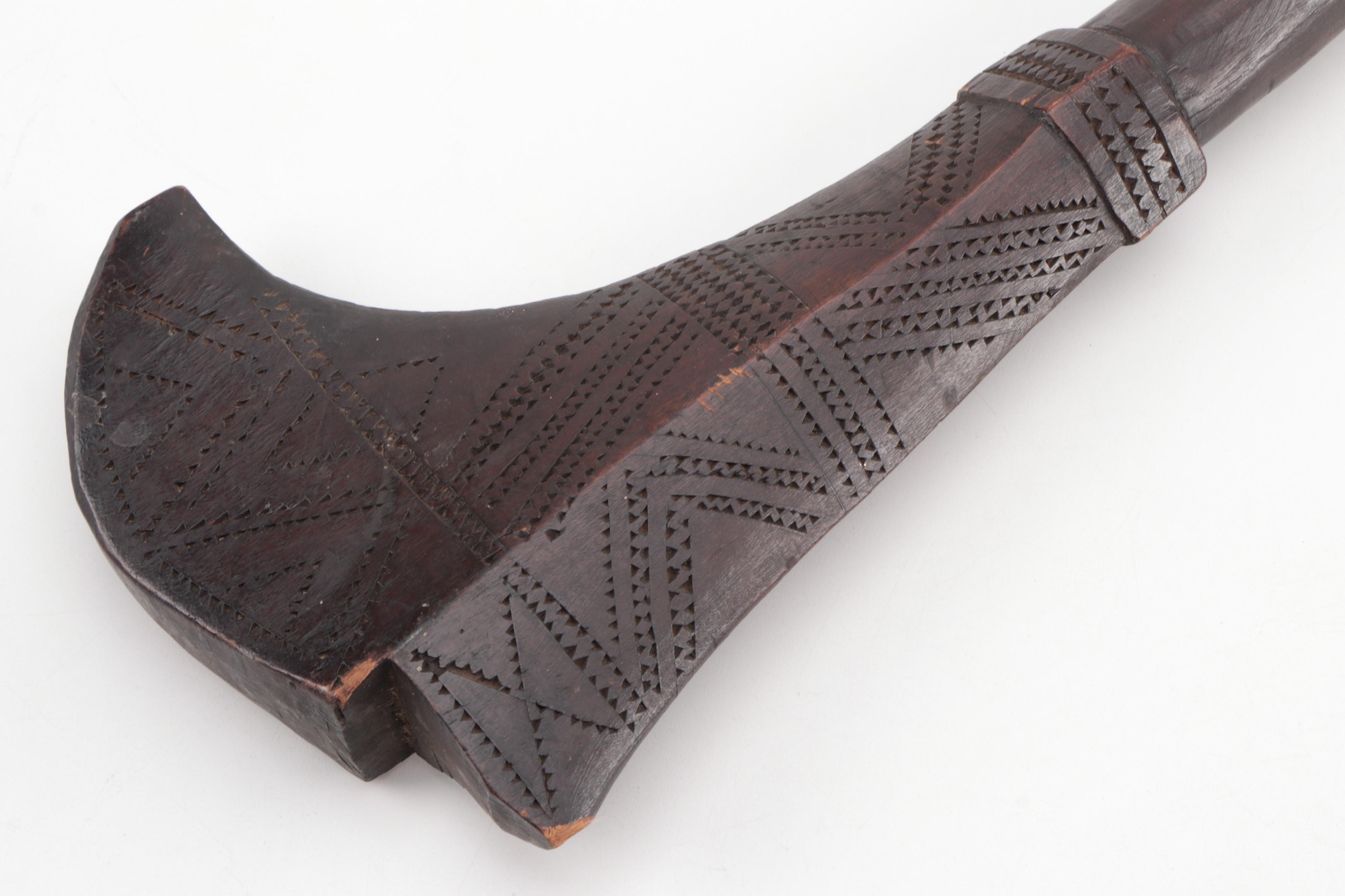 Fijian Carved Wood War Club | EBTH