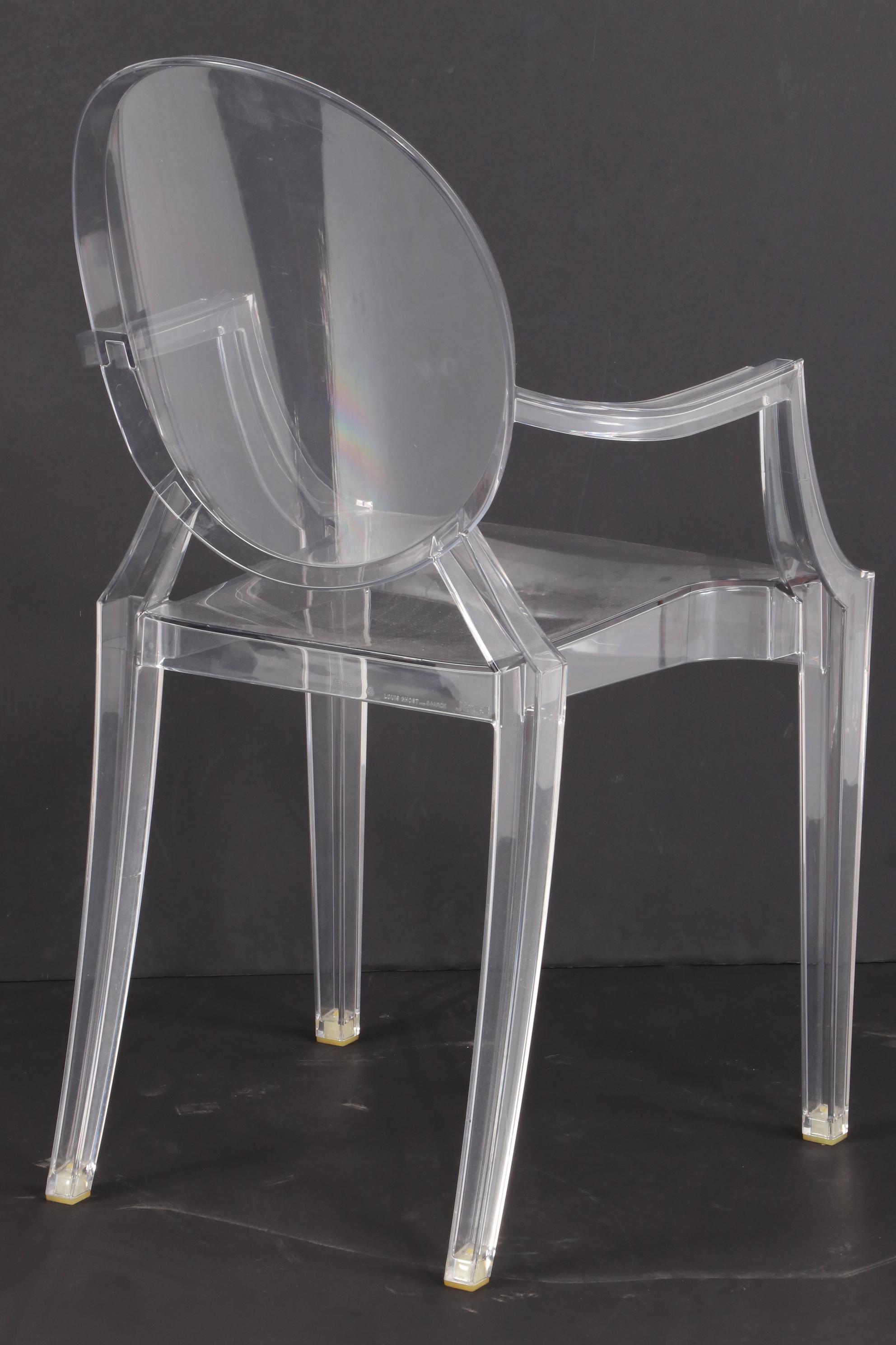 Room and Board Modern Walnut and Chrome Desk and Philippe Starck Ghost ...