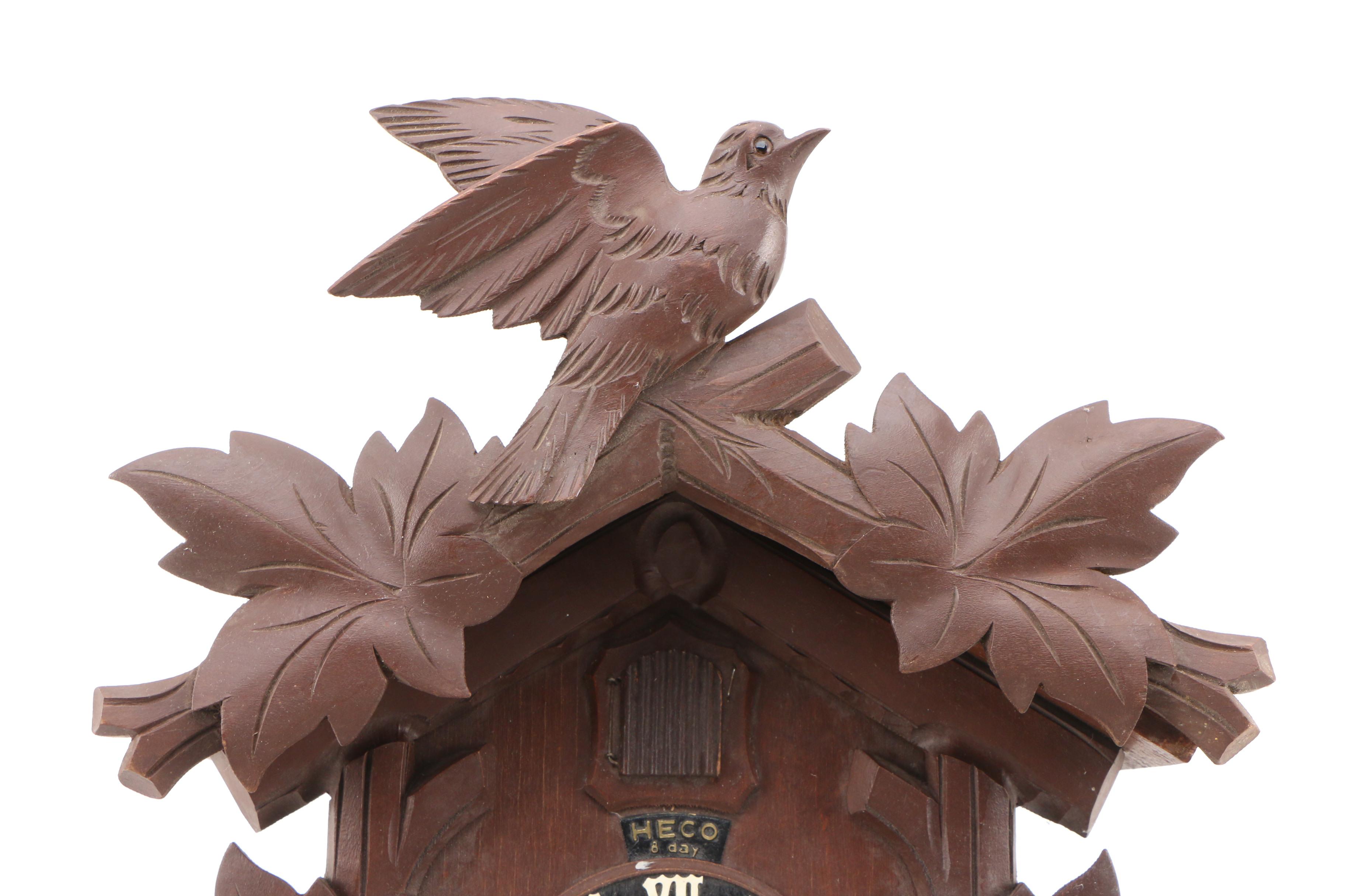 German Heco 8 Day Cuckoo Clock | EBTH