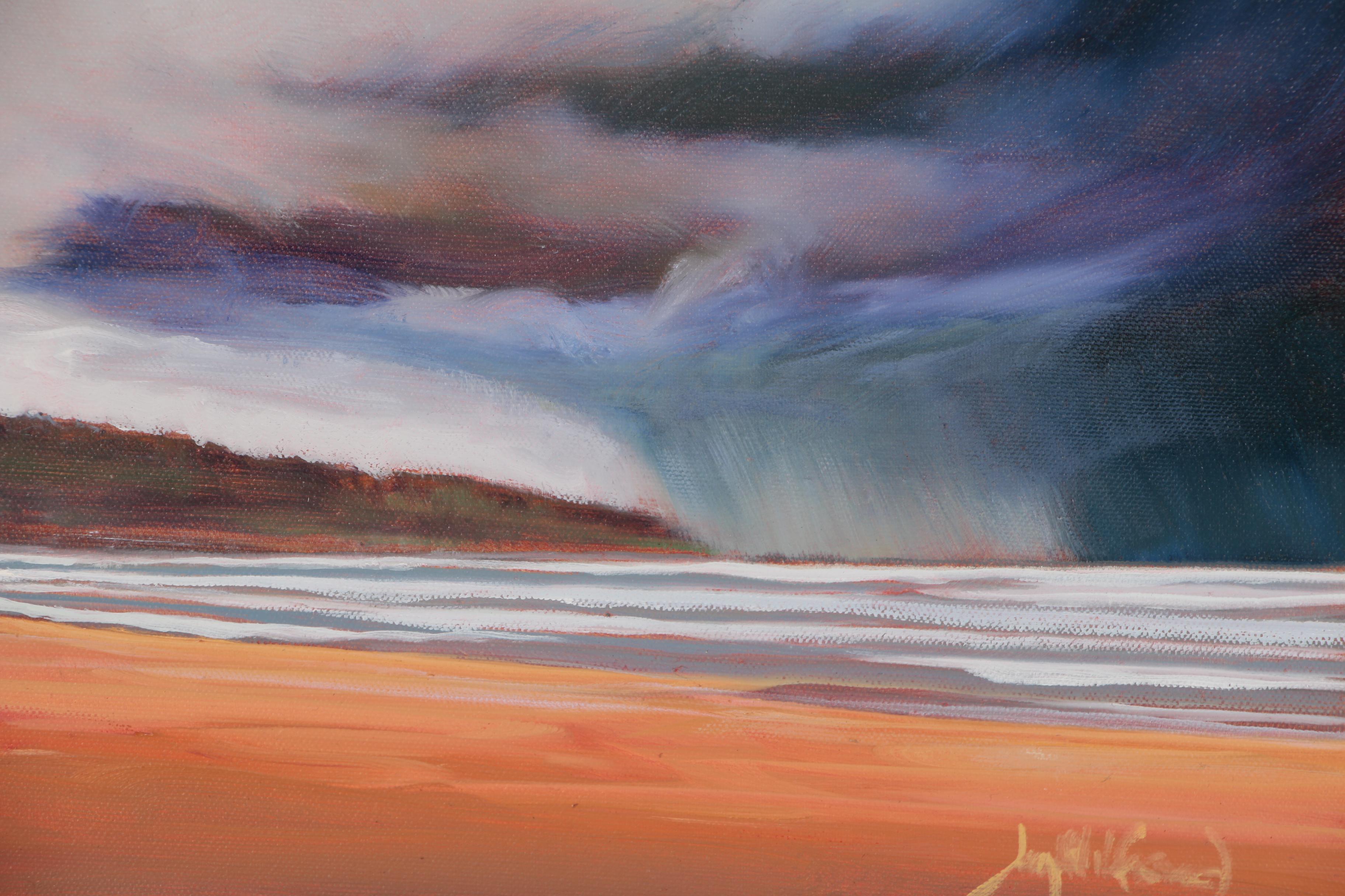 Jay Wilford Coastal Landscape Oil Painting "Ocean Squall" | EBTH