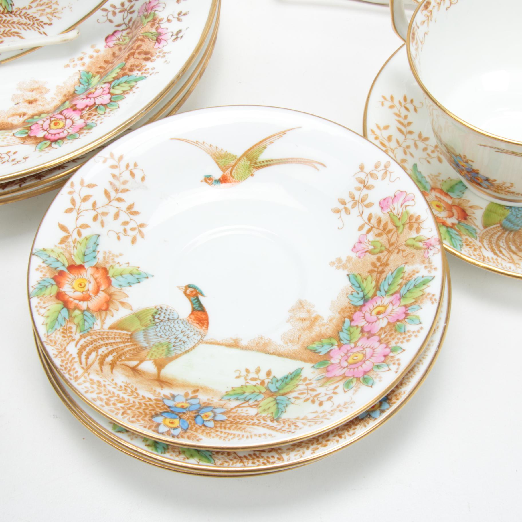 Sutherland "Exotic" Bone China Dinnerware, Mid-20th Century | EBTH