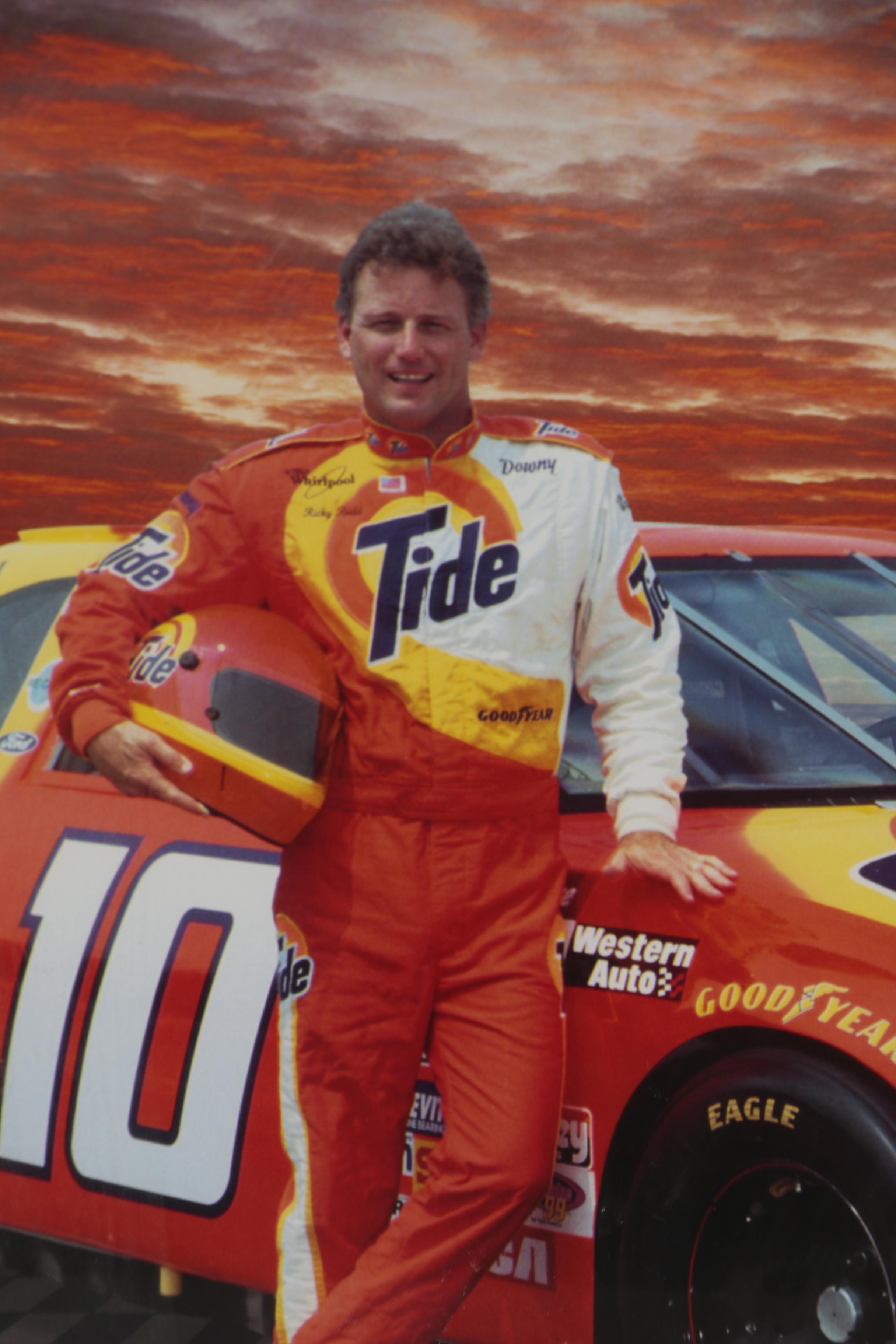 Ricky Rudd Signed 1991 Winston Cup Series Poster with a Tide Racing ...