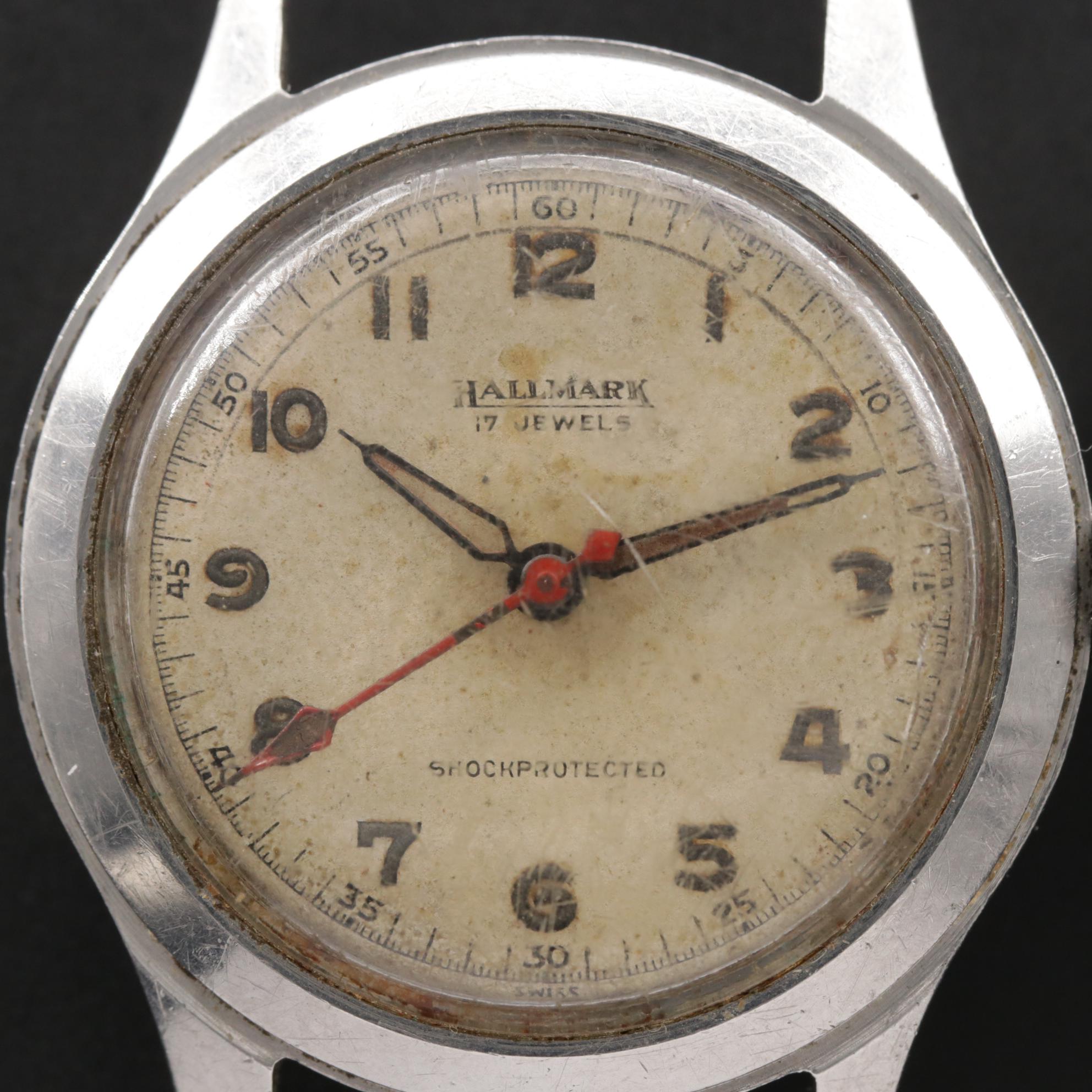 Vintage Hallmark and Wakmann Stainless Steel Stem Wind Watches | EBTH