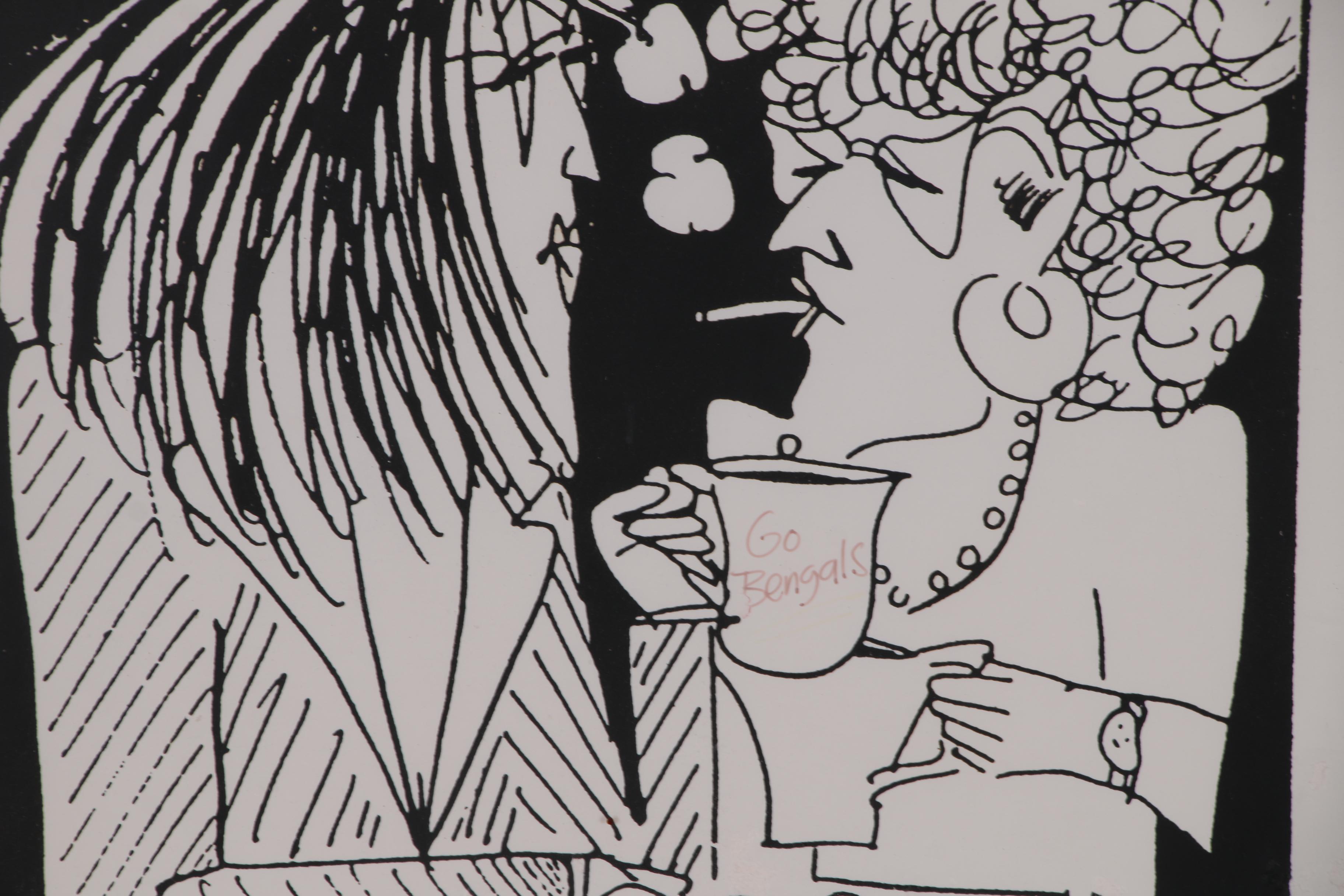 Emerson Quillin Cartoon Print | EBTH