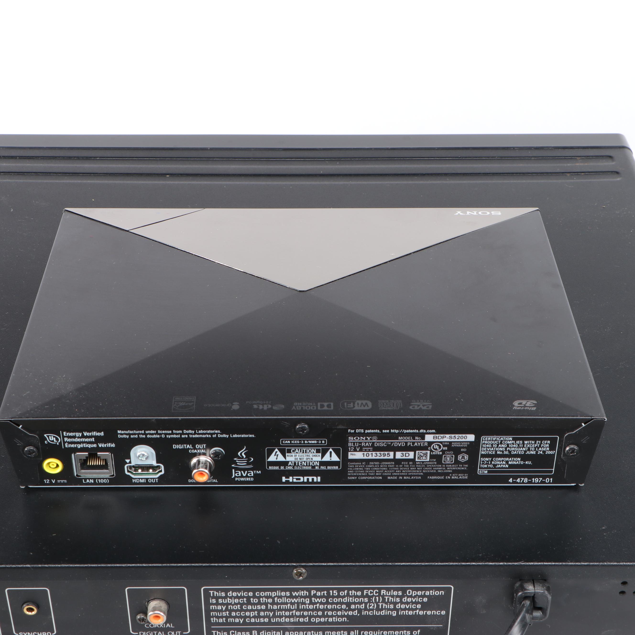 Denon 5 Disc CD Player and Receiver with Sony Blu-Ray DVD Player | EBTH