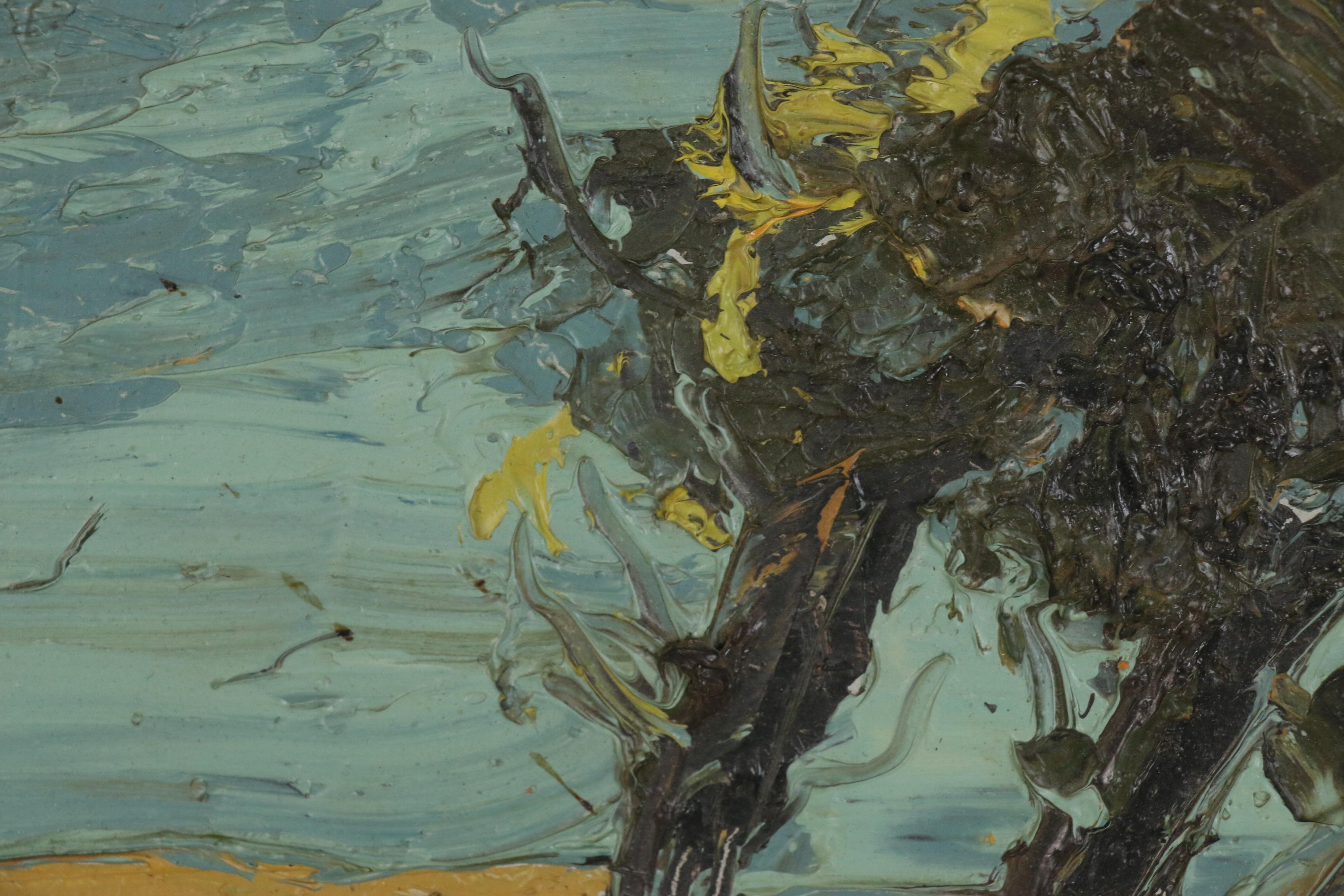 Jim Howard Rabby Landscape Oil Painting, 1975 | EBTH