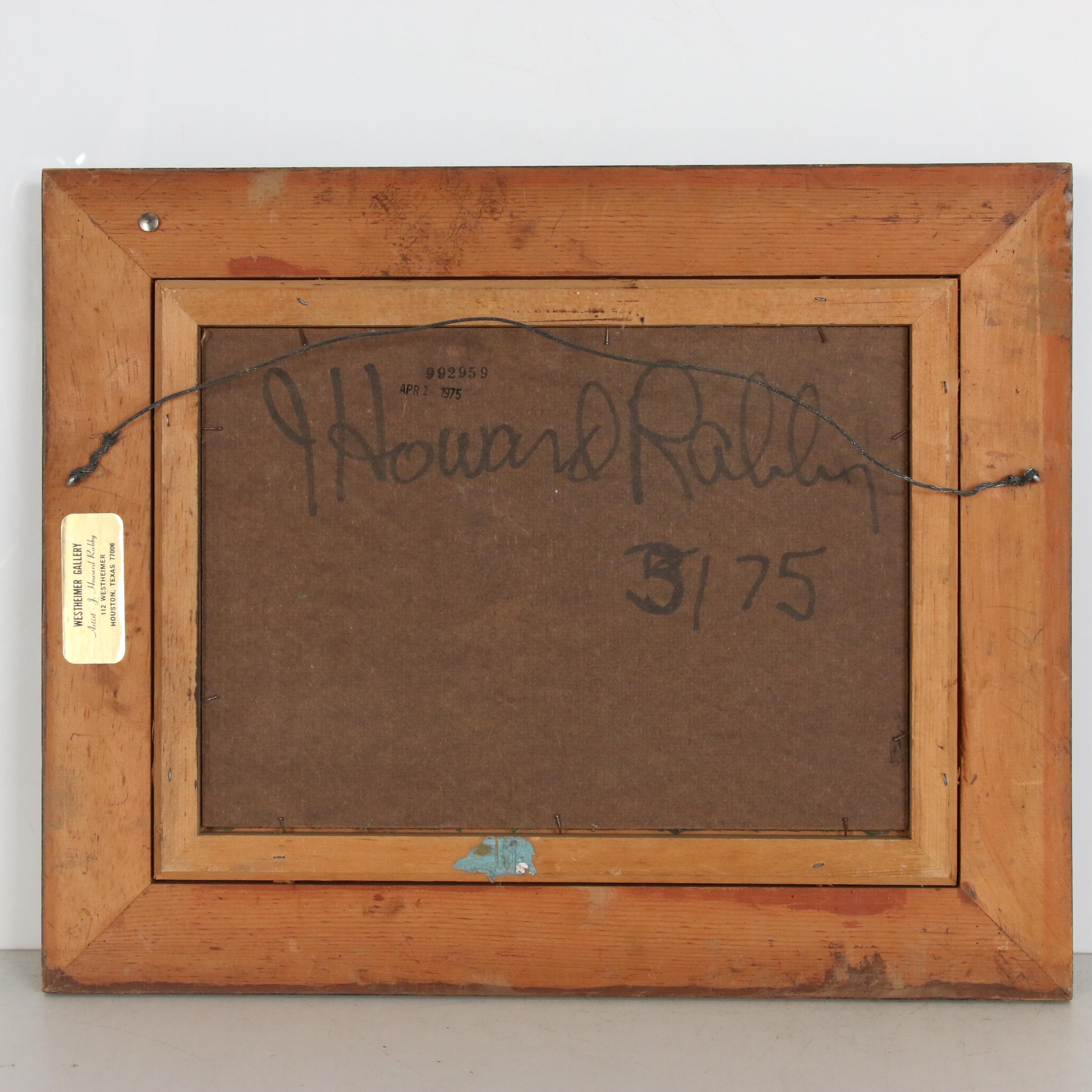 Jim Howard Rabby Landscape Oil Painting, 1975 | EBTH