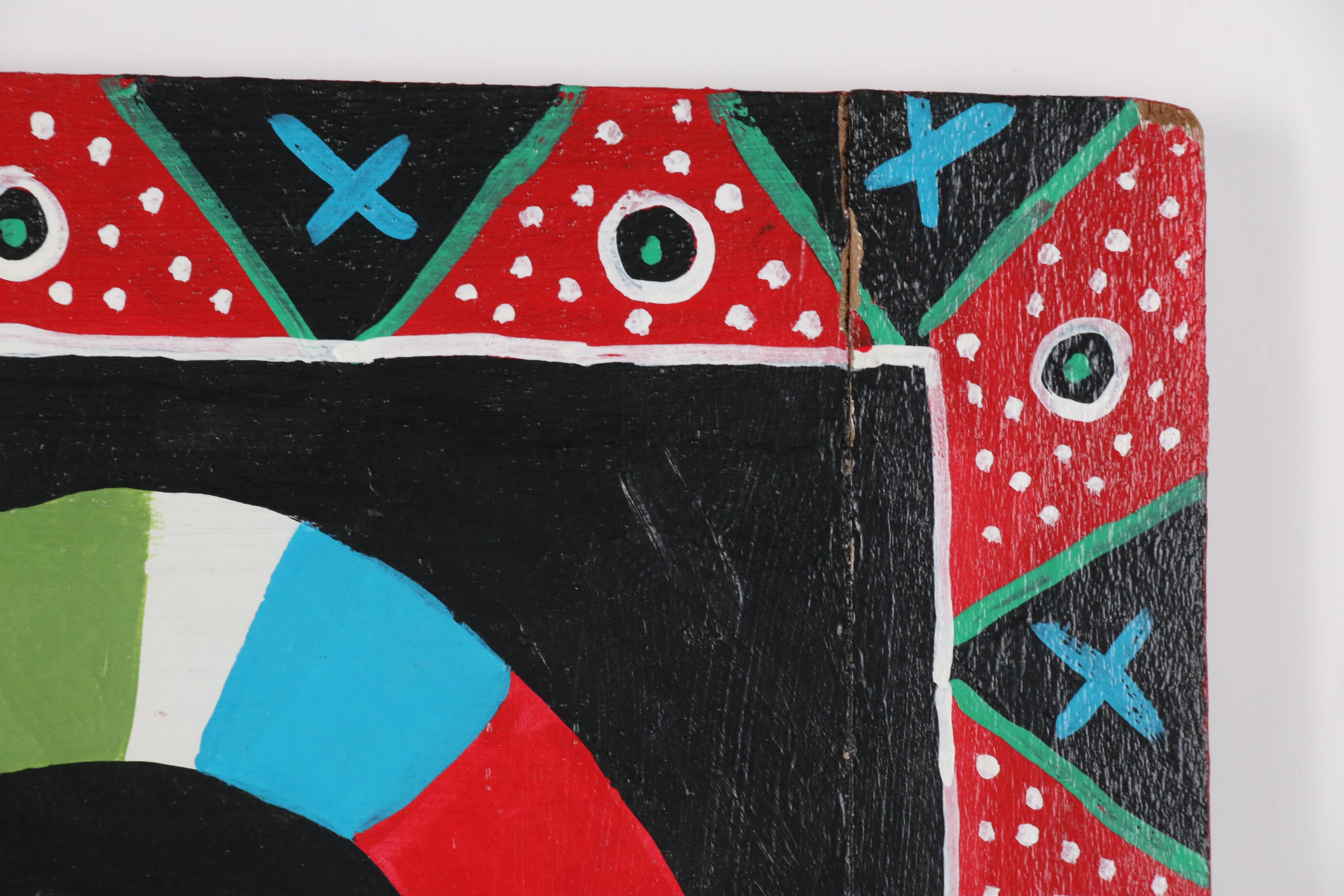 Jim Gary Phillips Folk Art Acrylic Painting "The New Bird" | EBTH