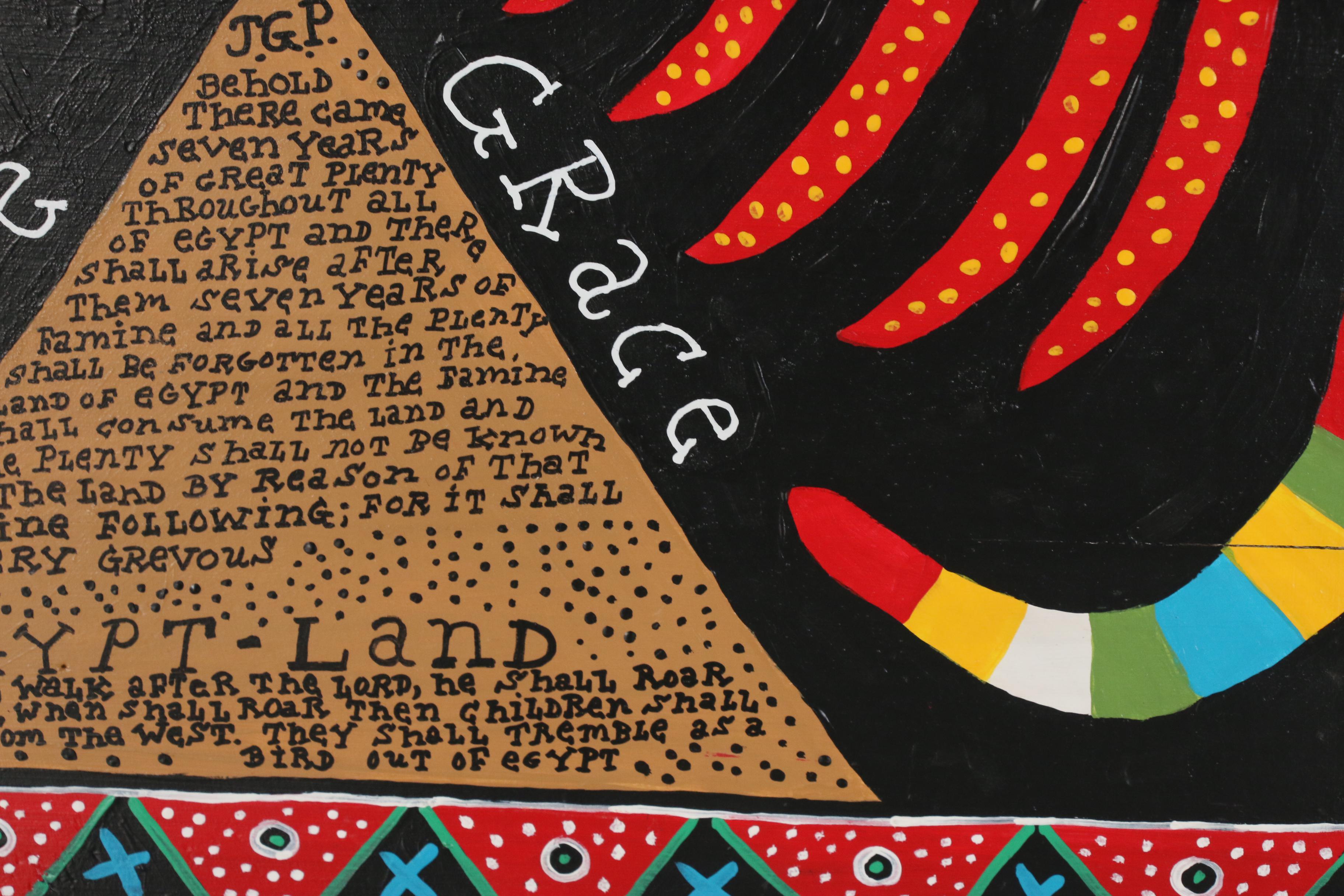 Jim Gary Phillips Folk Art Acrylic Painting "The New Bird" | EBTH