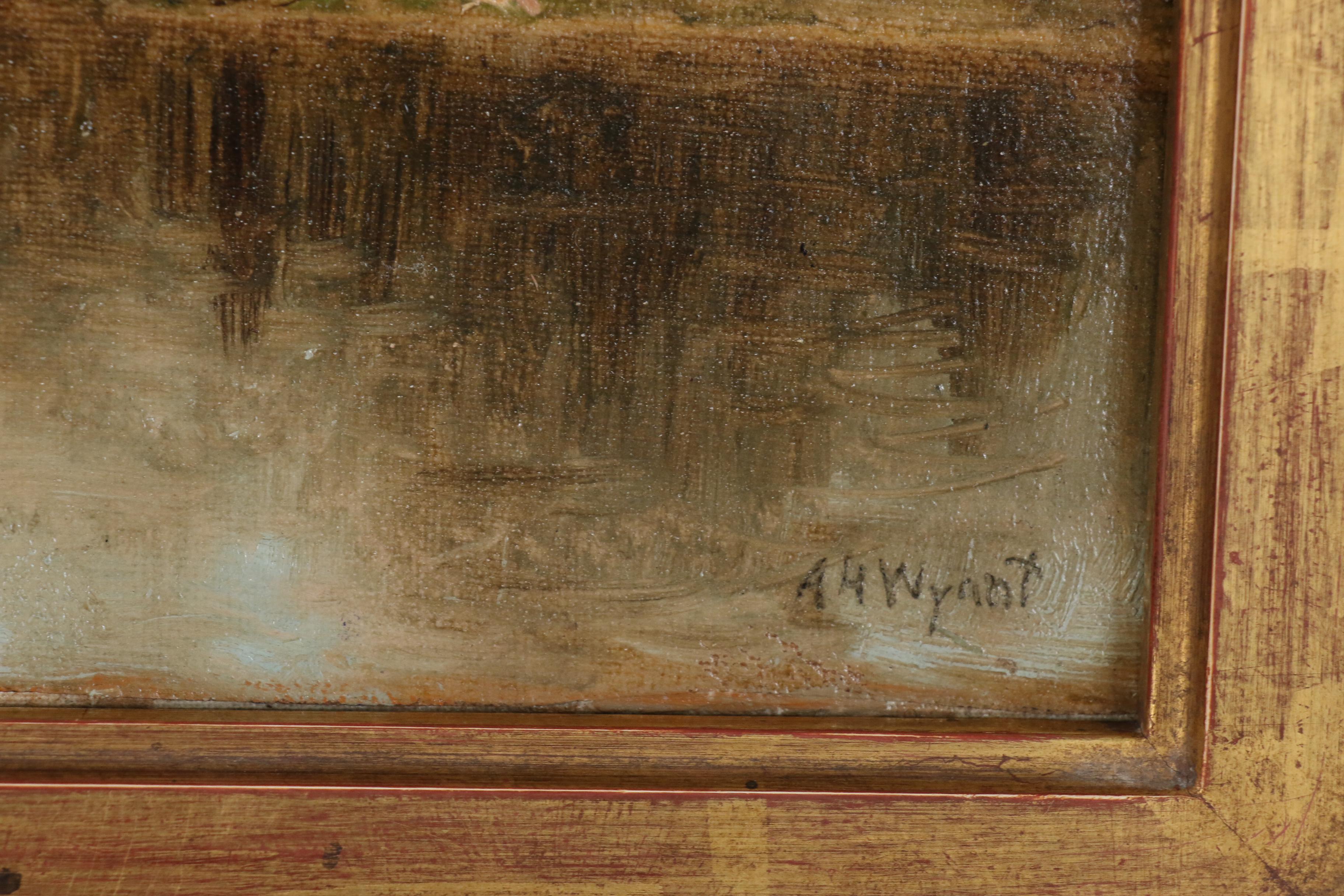 Alexander Helwig Wyant Lakeside Oil Painting | EBTH