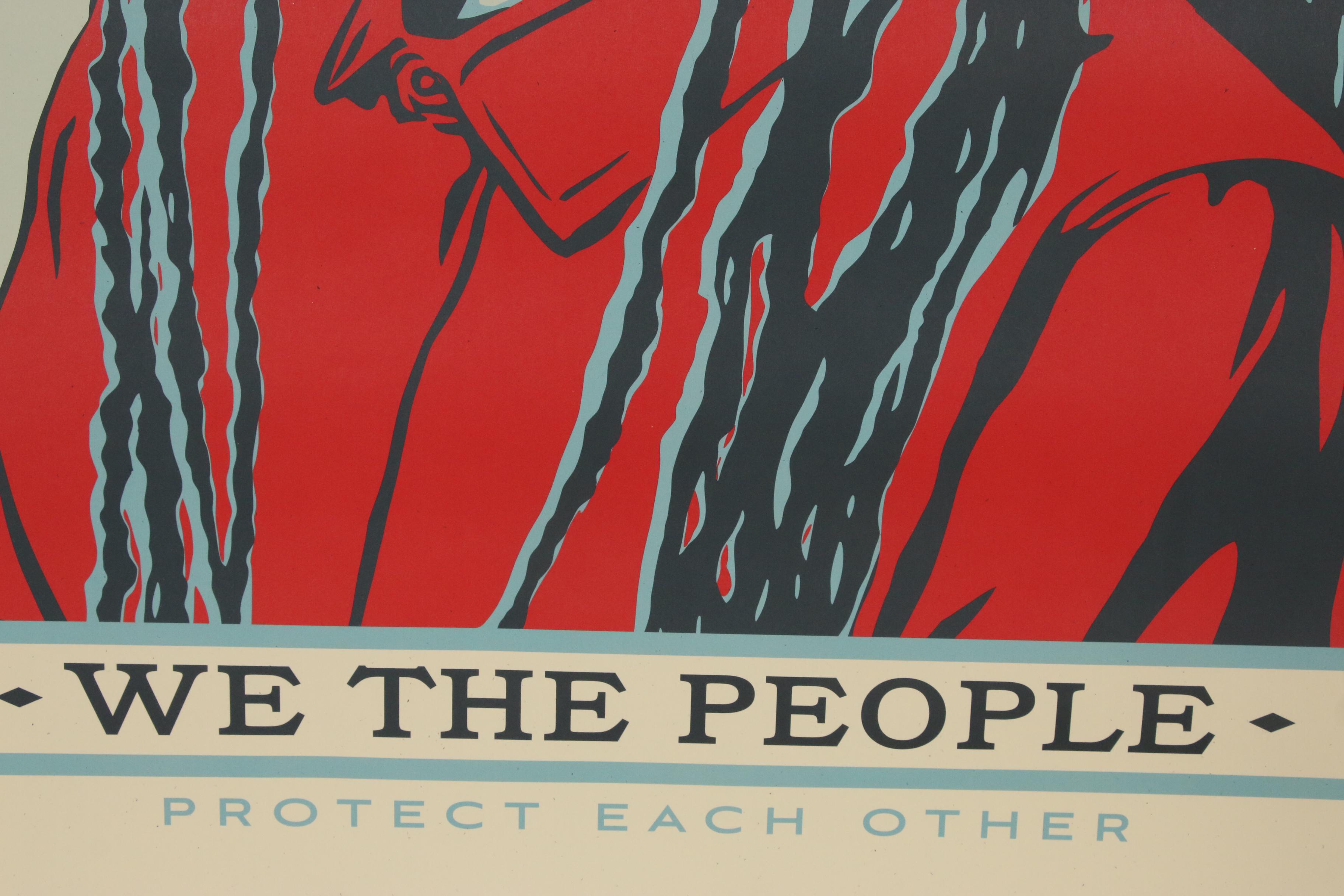 Shepard Fairey Offset Poster "We the People: Protect Each Other" | EBTH