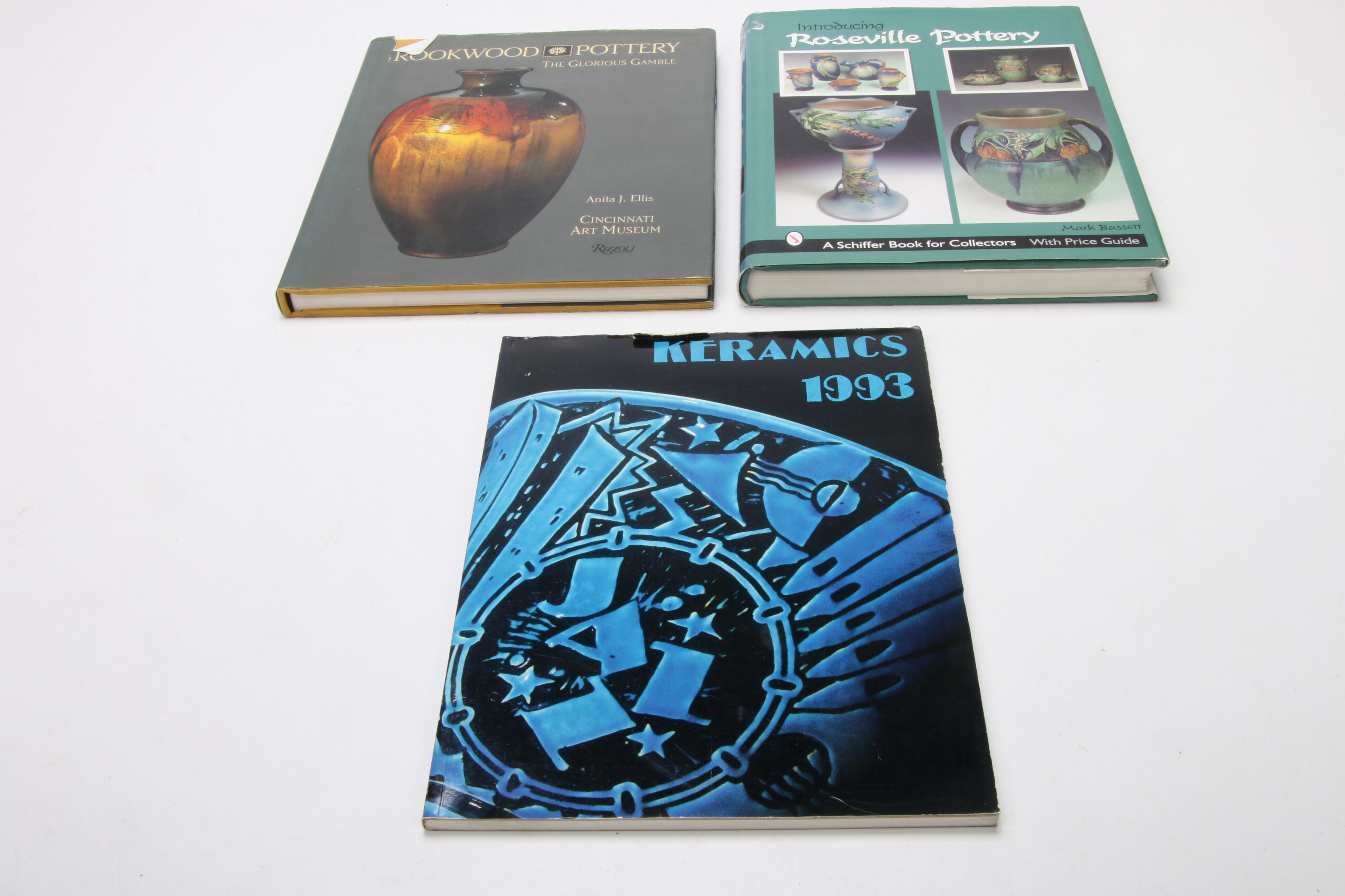 Collectible Ceramic and Pottery Books Including "American Art Pottery ...