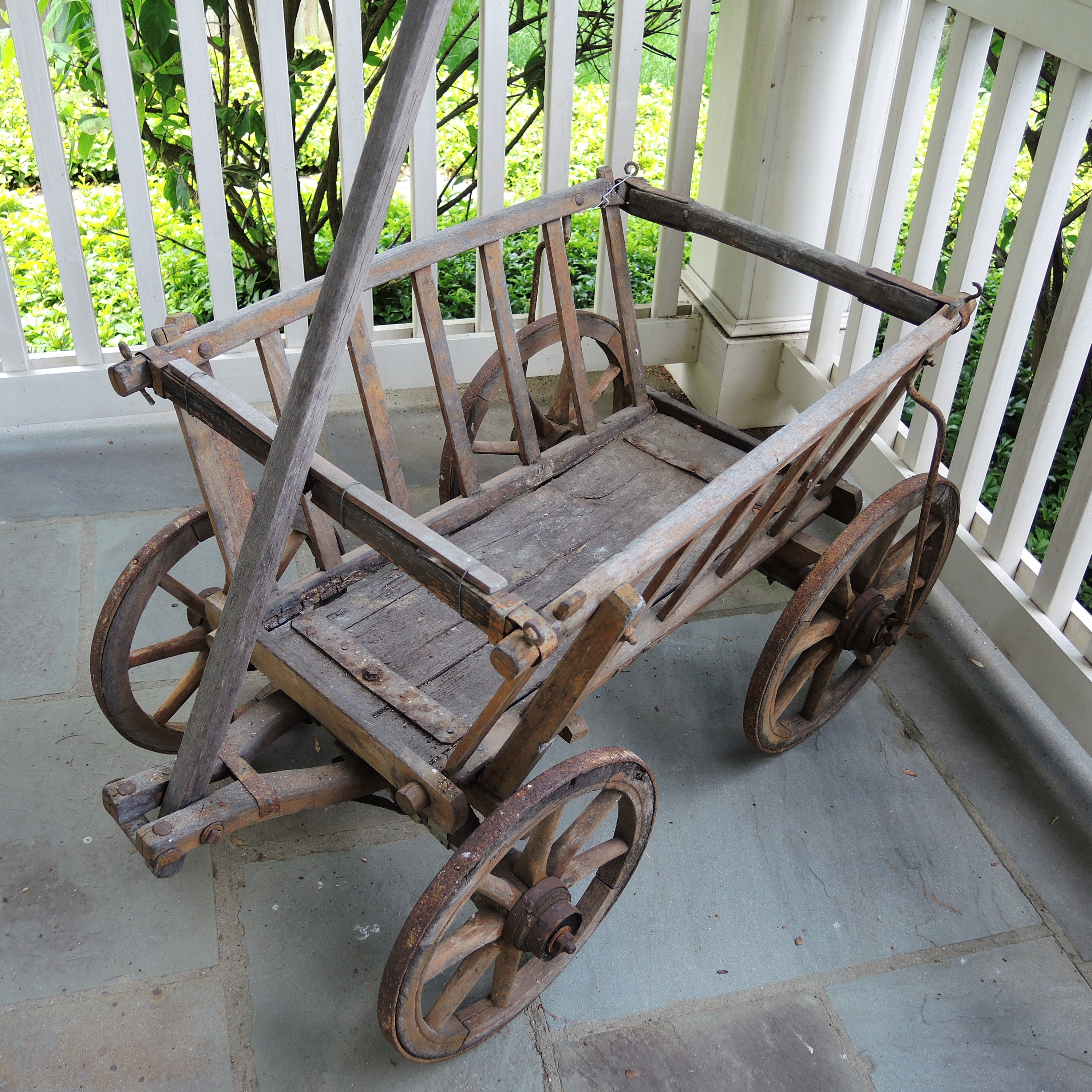 Wooden Goat Cart, Early 20th Century | EBTH