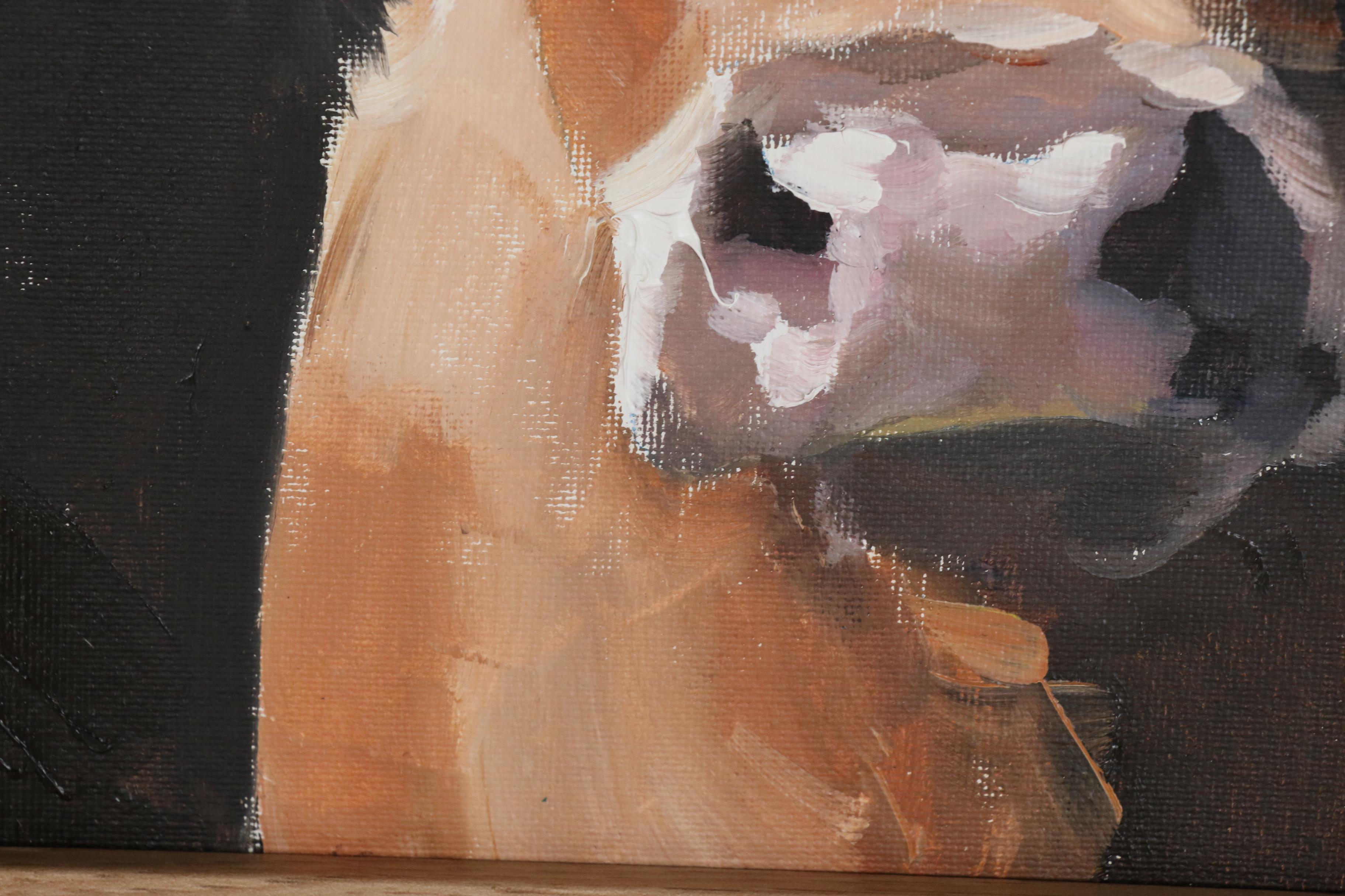 James Coates Oil Painting of a Cow | EBTH