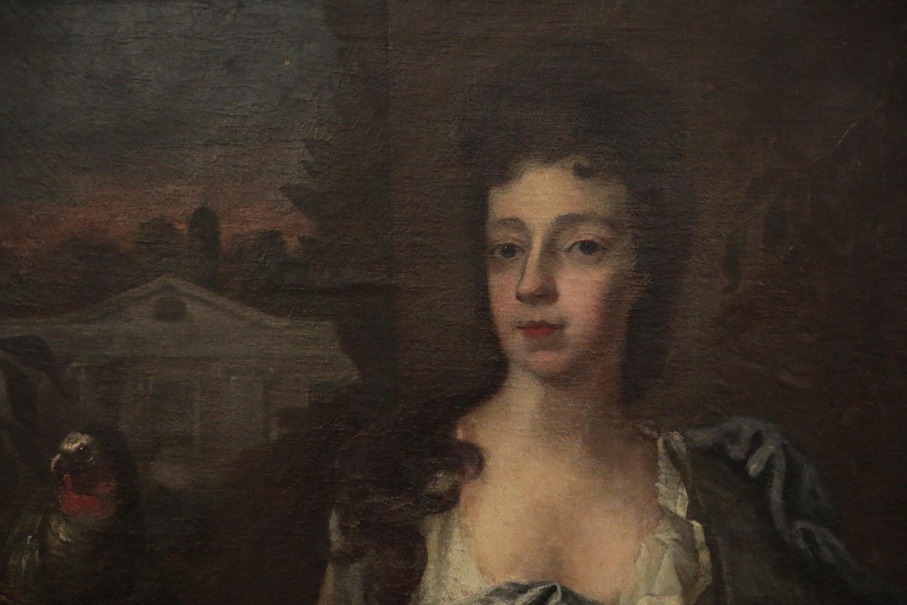 English School Aristocracy Portrait Oil Painting, Late 17th/Early 18th ...