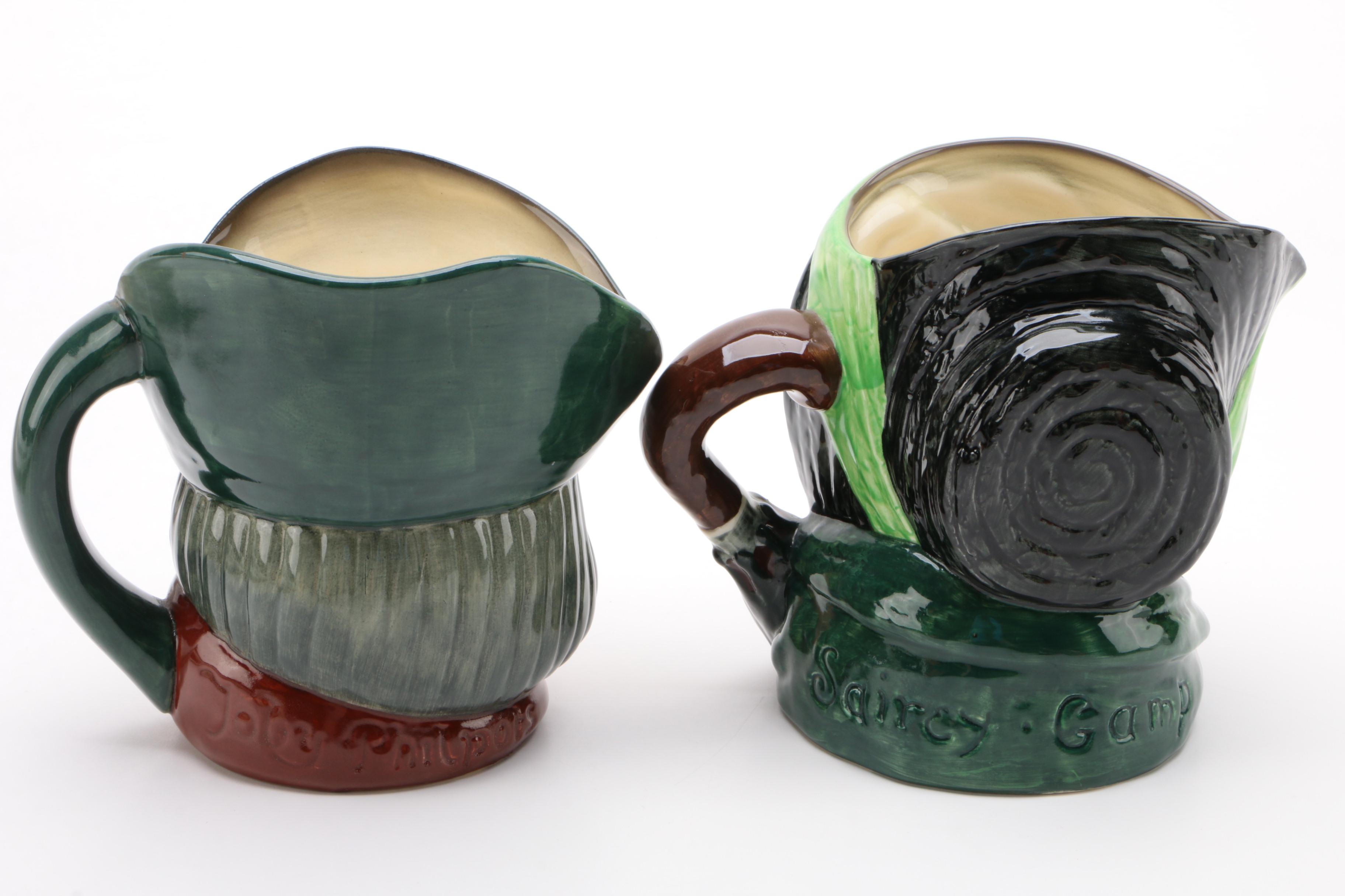 Royal Doulton Character Toby Jugs Including "Mad Hatter" and "Falstaff ...