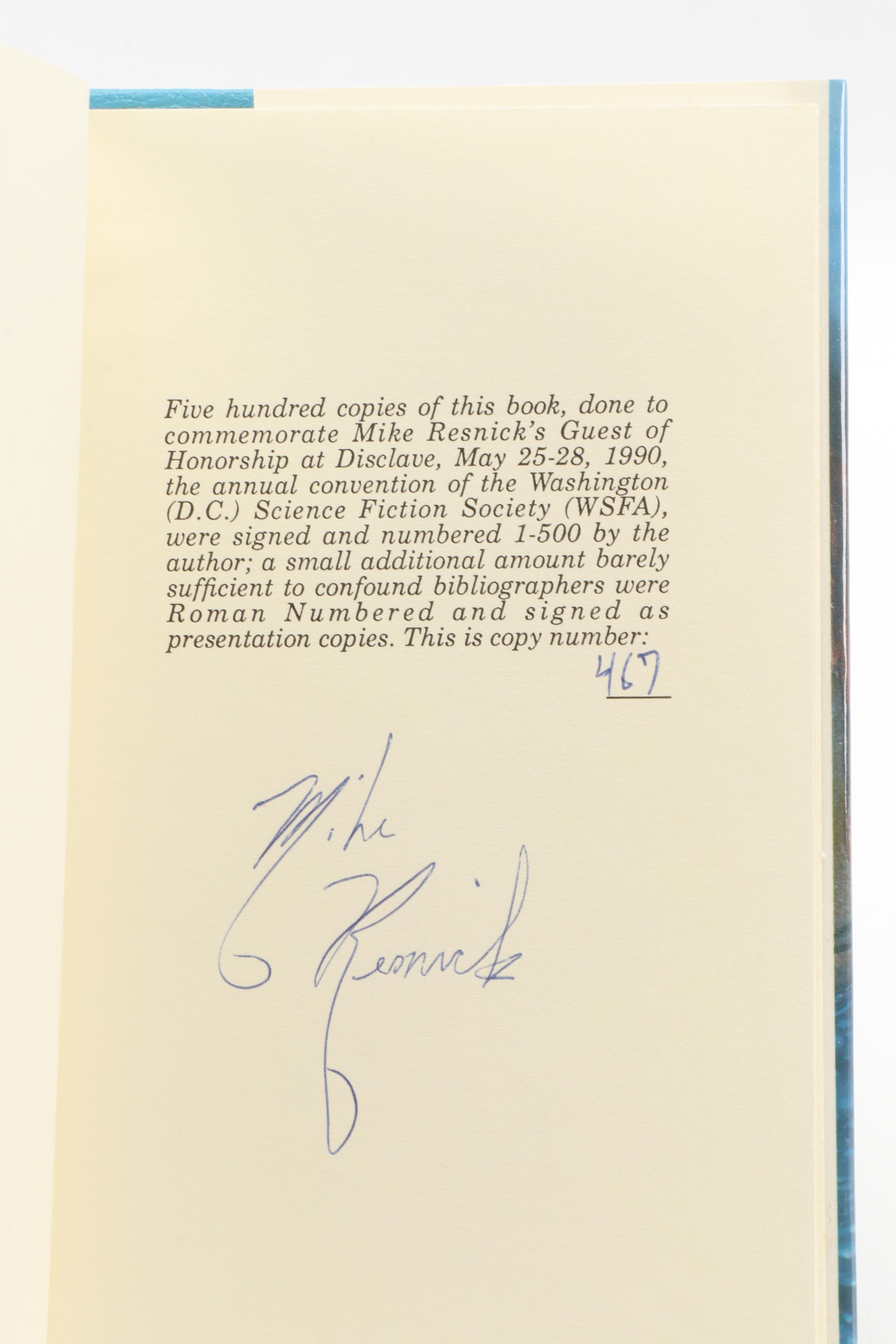 Mike Resnick Books Including Signed "Stalking the Wild Resnick" and ...