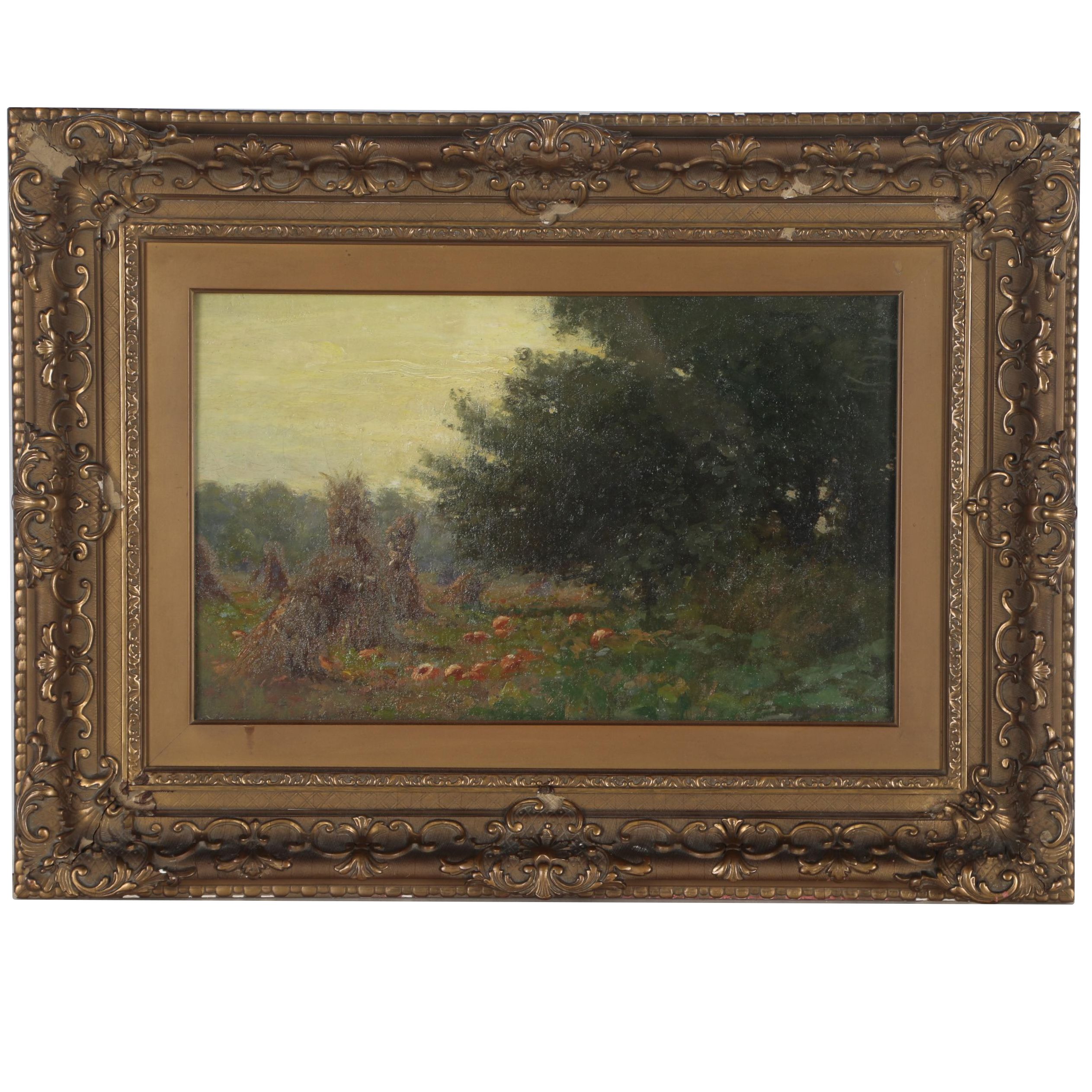 Alexis Jean Fournier Pastoral Landscape Oil Painting, 1911 | EBTH