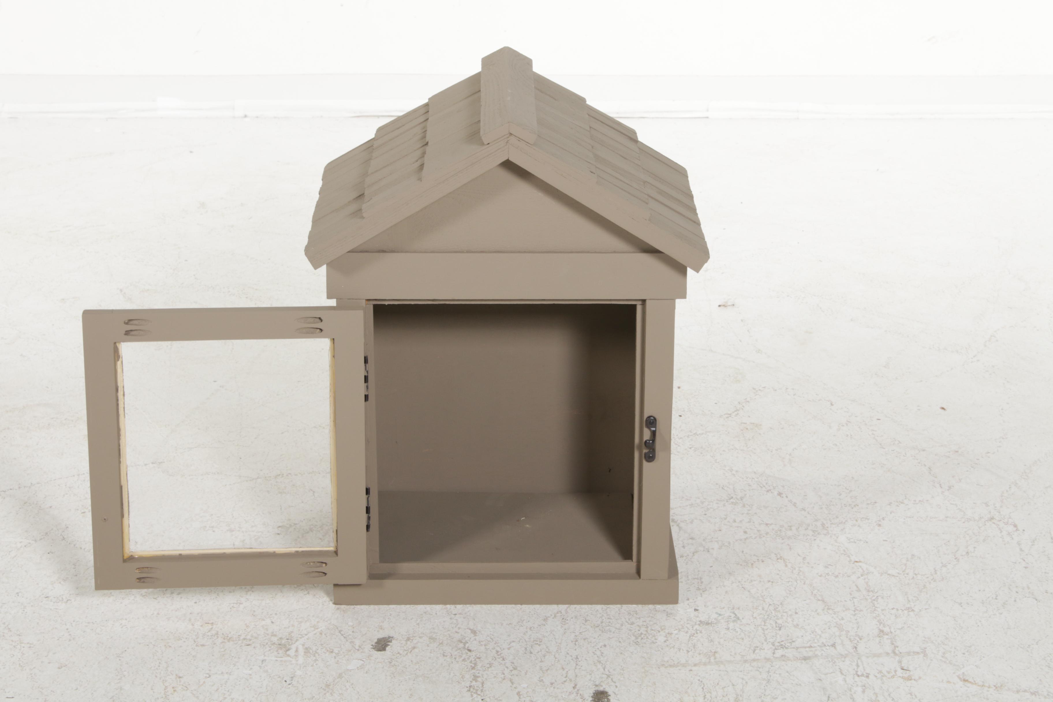 Little Neighborhood Painted Wood Outdoor Library Book Box | EBTH