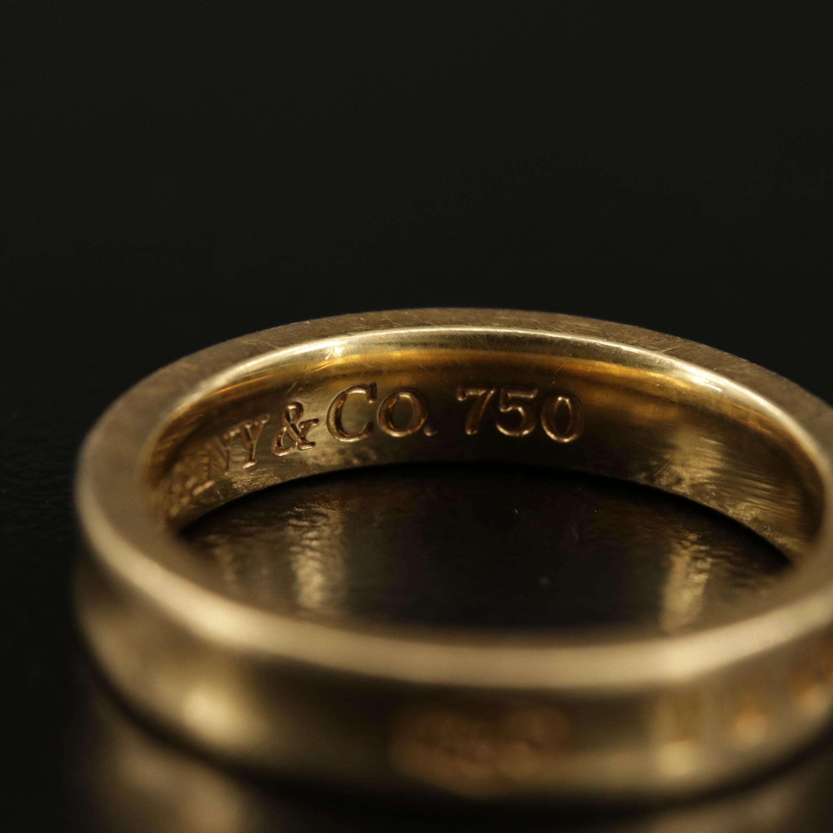 Tiffany & Co. "1837" Collection 18K Gold Band | EBTH