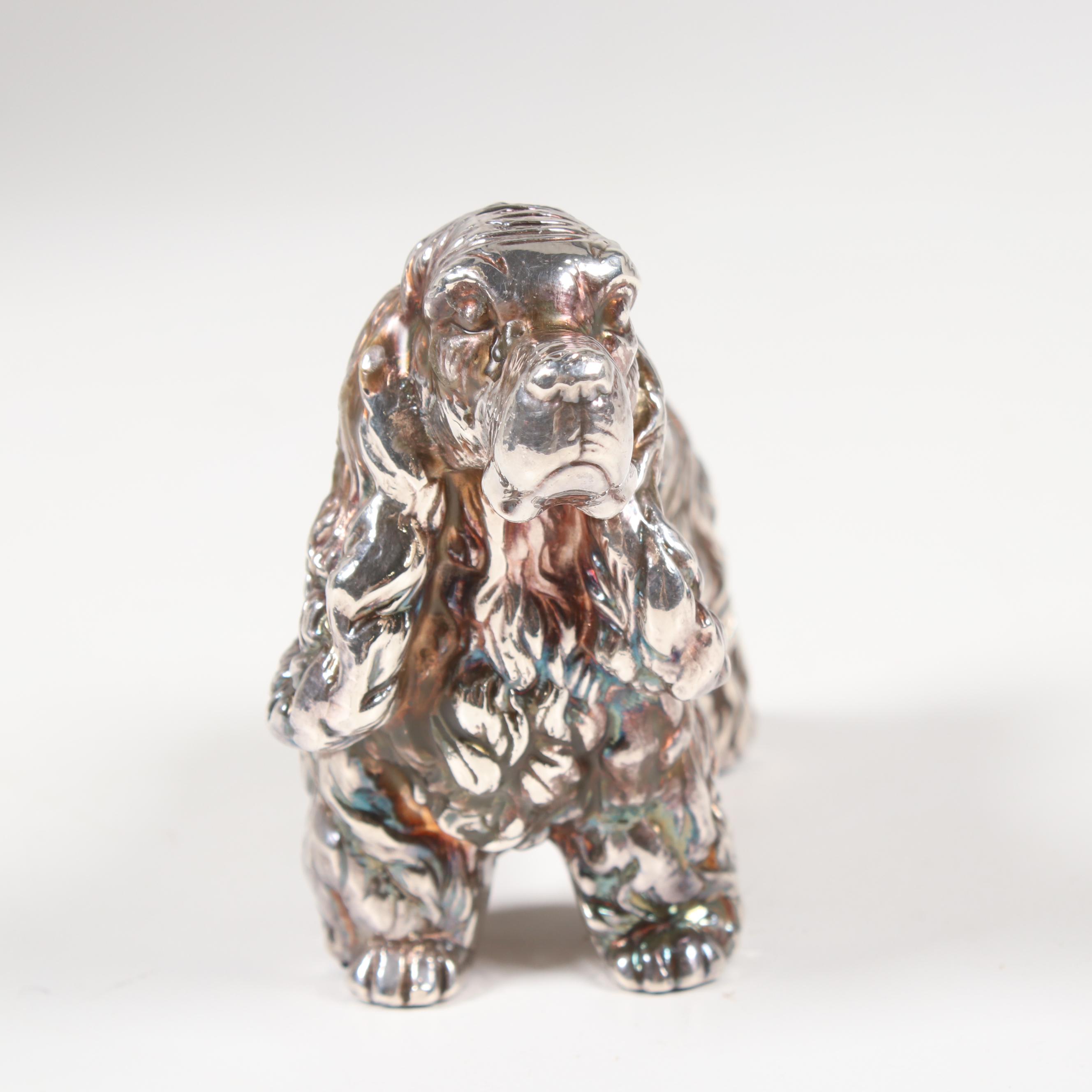 Sterling Silver Cocker Spaniel Figurine | EBTH