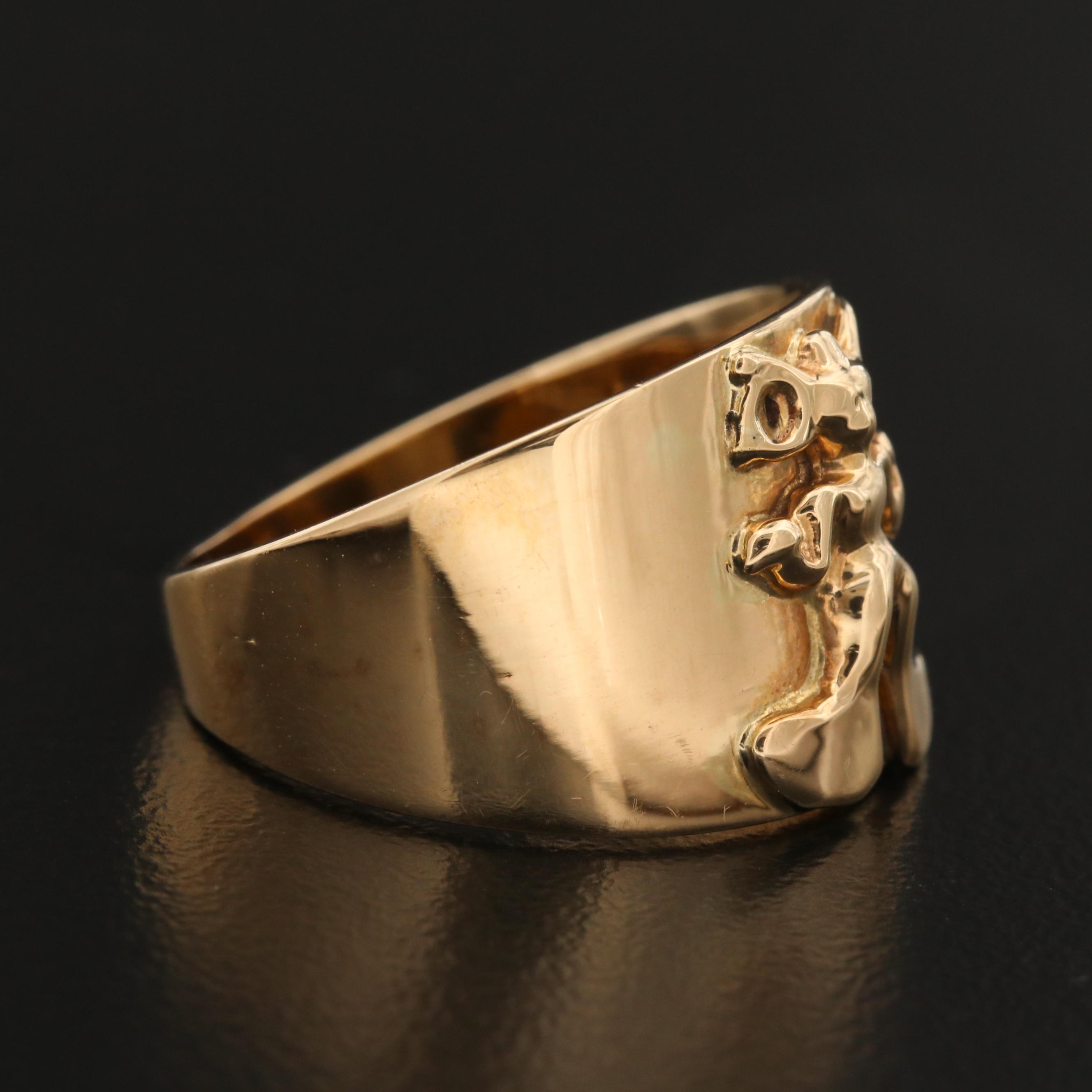14K Gold Figural Ring | EBTH