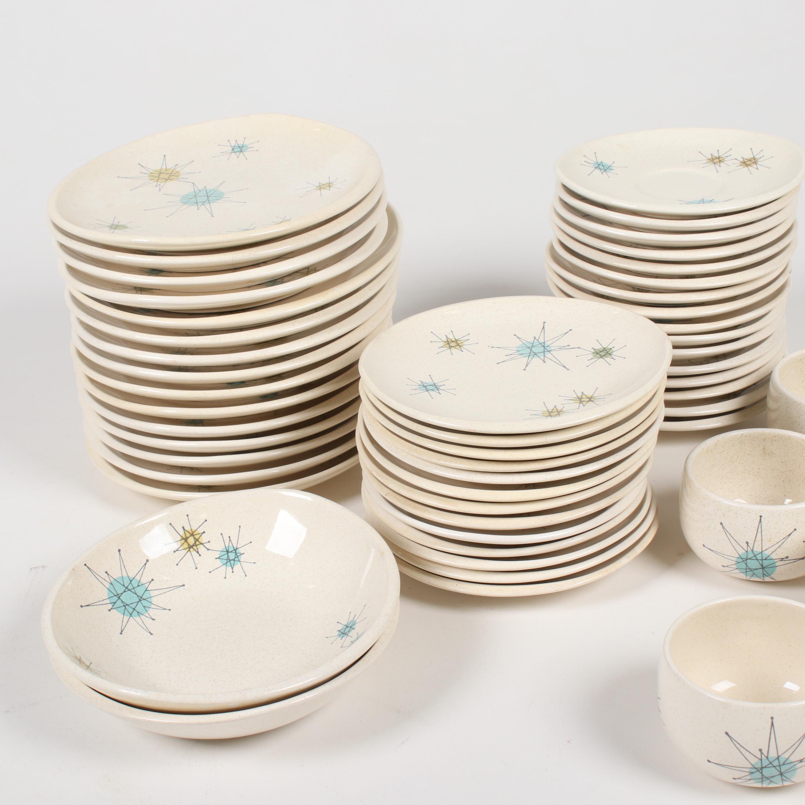 Franciscan "Starburst" Atomic Dinnerware, Mid-20th Century | EBTH