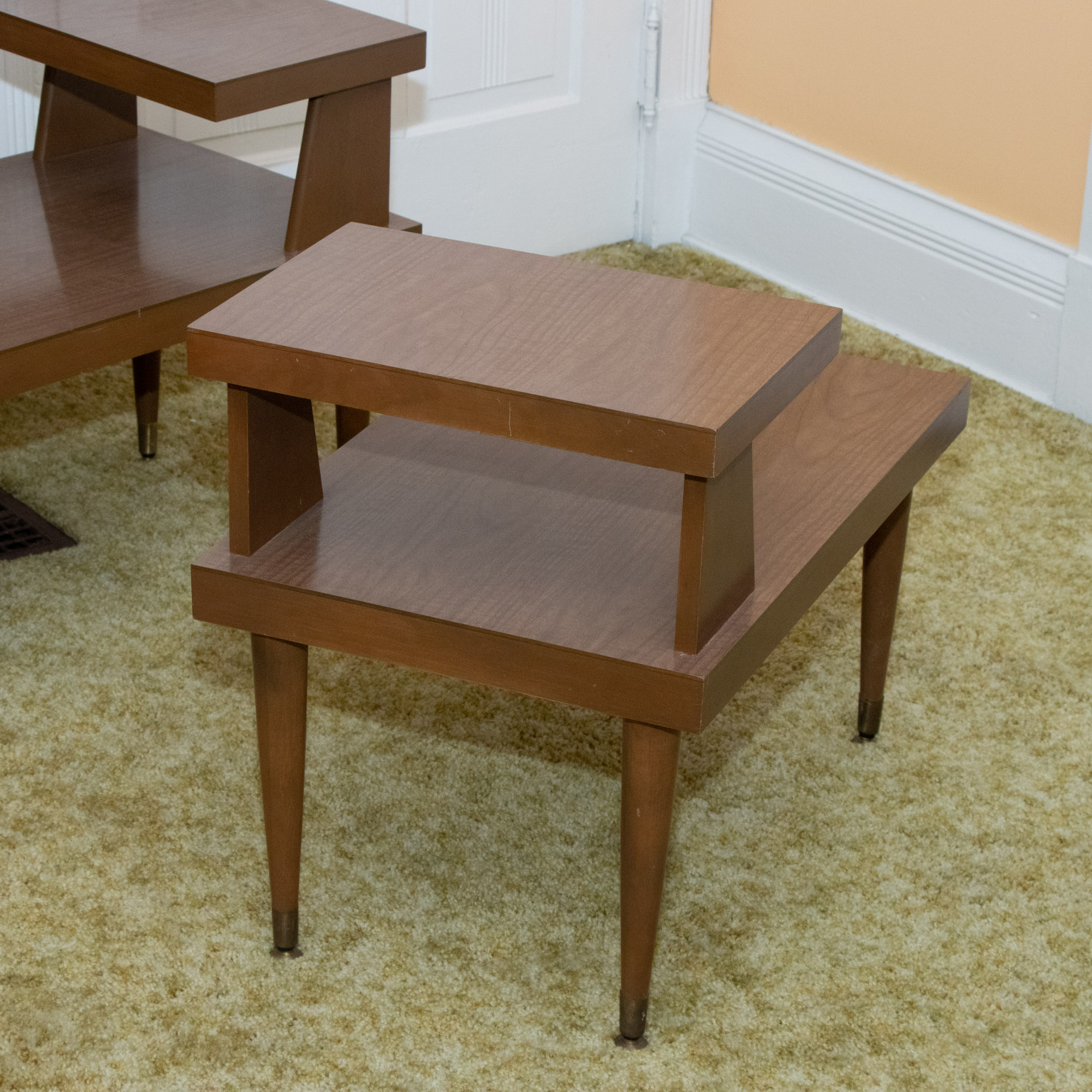 Mersman Mid Century Modern Laminate End Tables and Coffee Table | EBTH