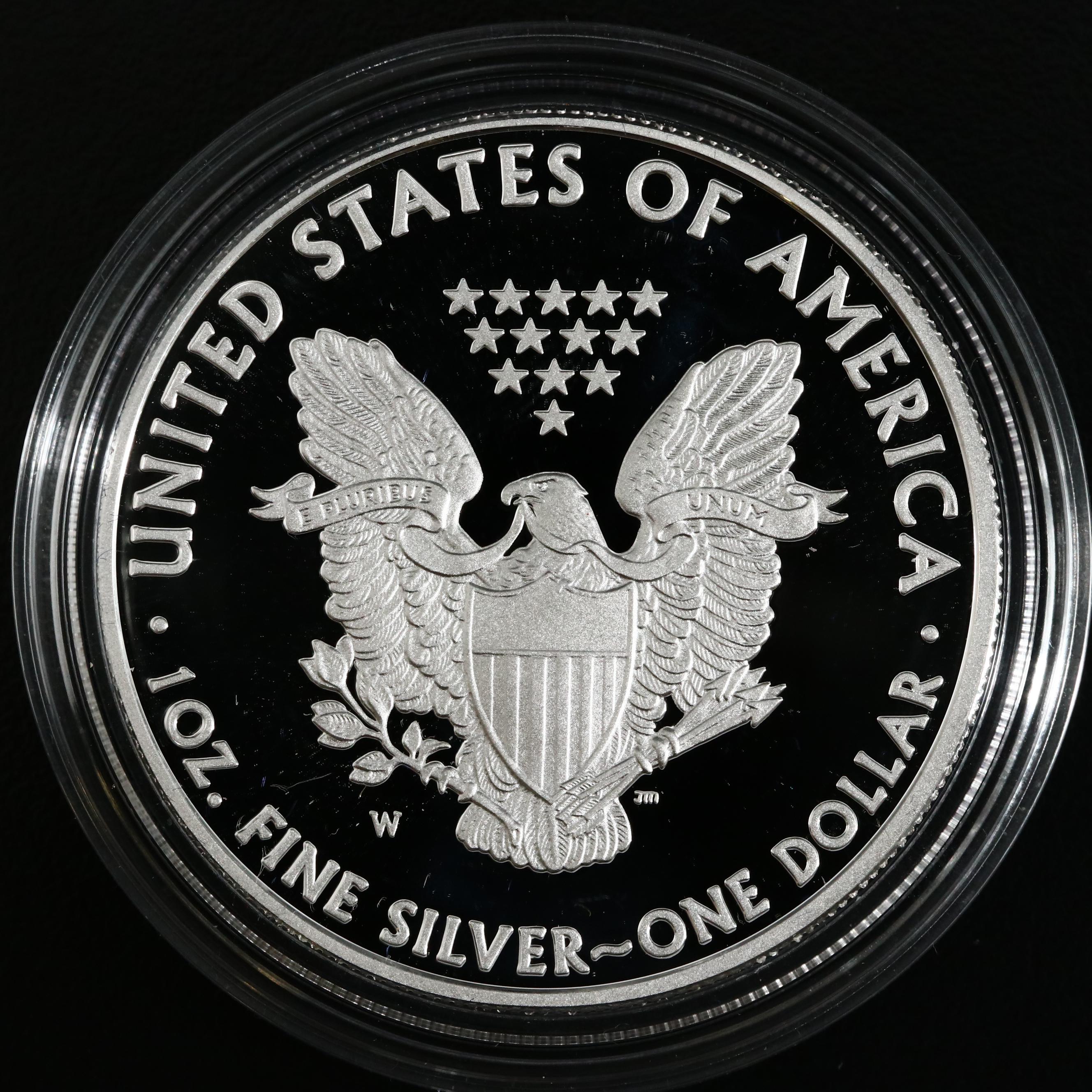 2011 U.S. Mint American Eagle 25th Anniversary Silver Five-Coin Set | EBTH