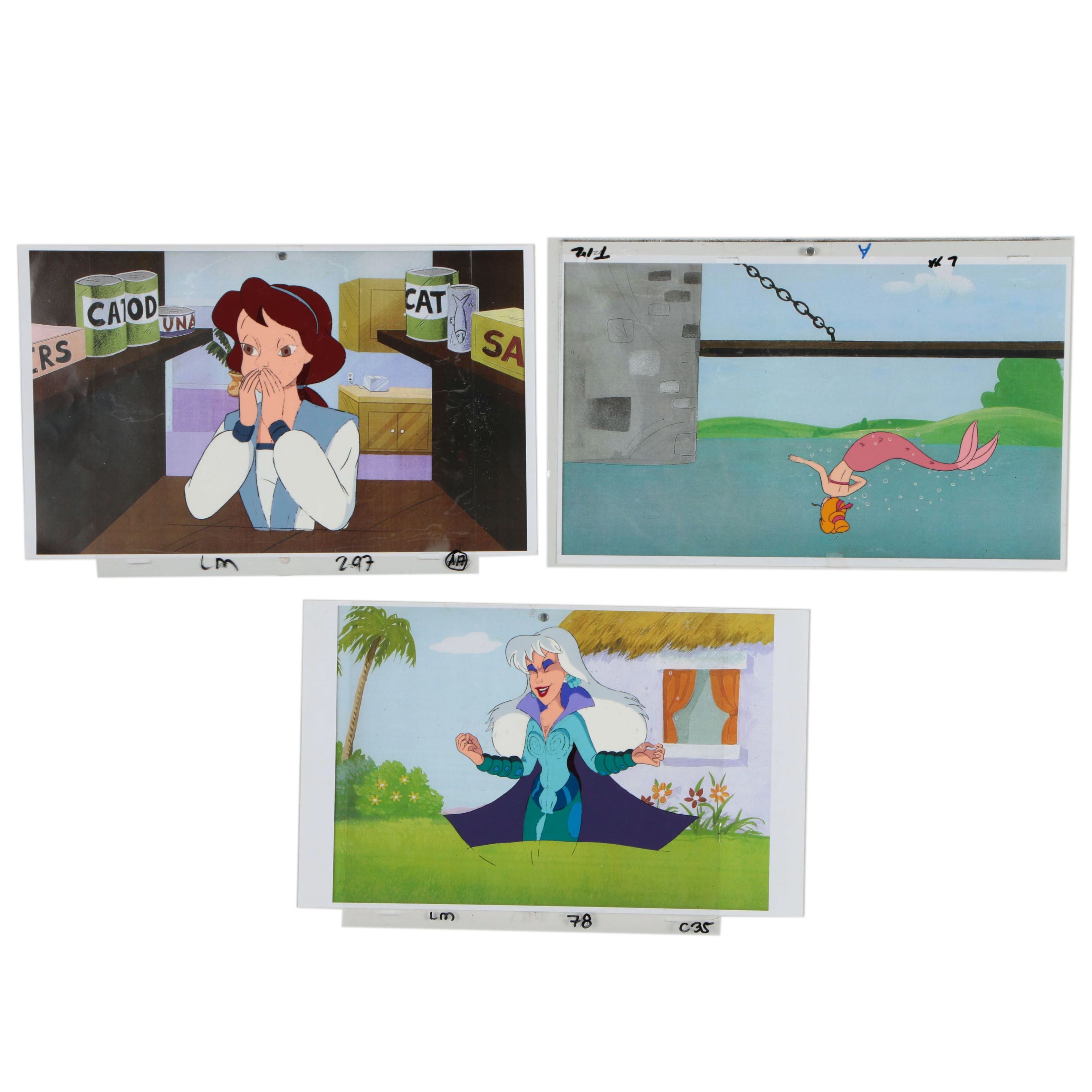 Golden Films "The Little Mermaid" Production Cels, 1992 | EBTH