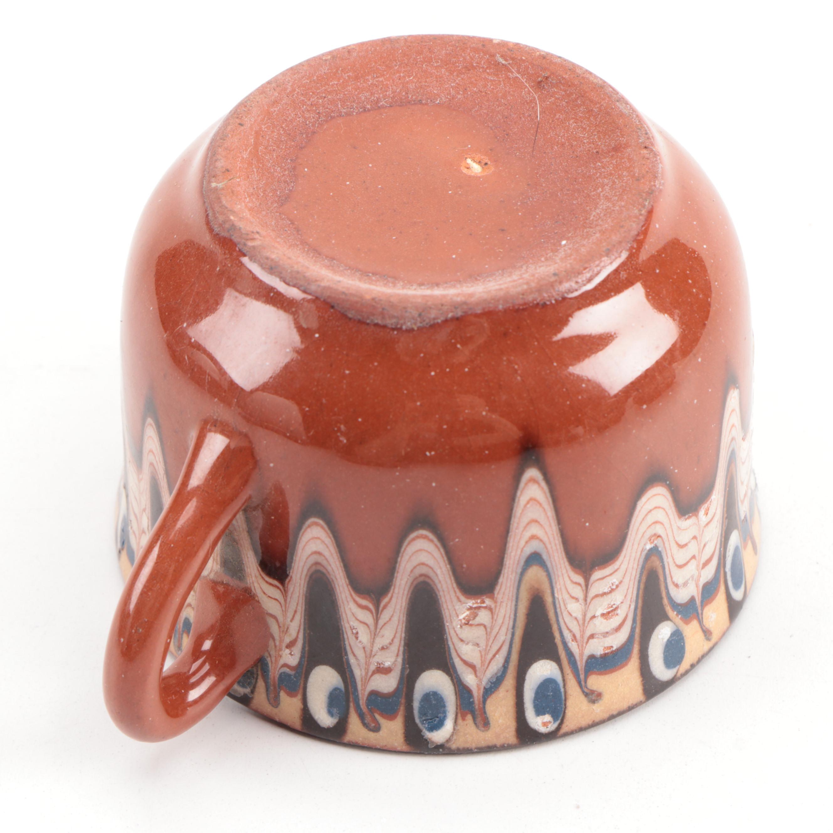 Bulgarian Troyan Redware Pottery Dinnerware and Teapot | EBTH