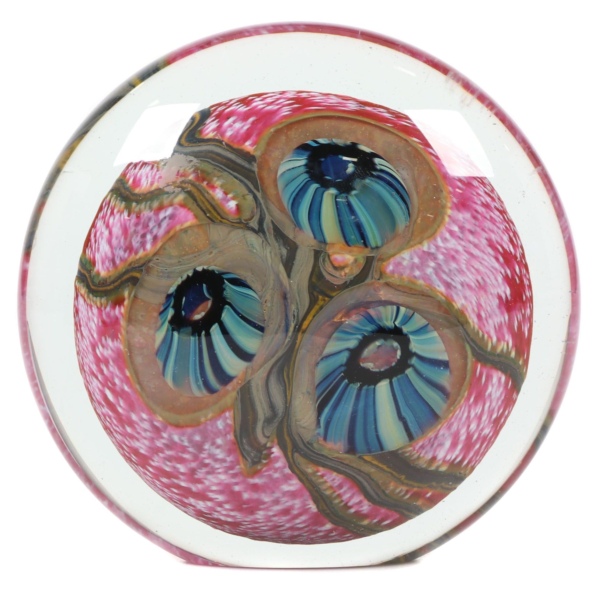 Robert Eickholt Handblown Art Glass Paperweight, 2010 | EBTH