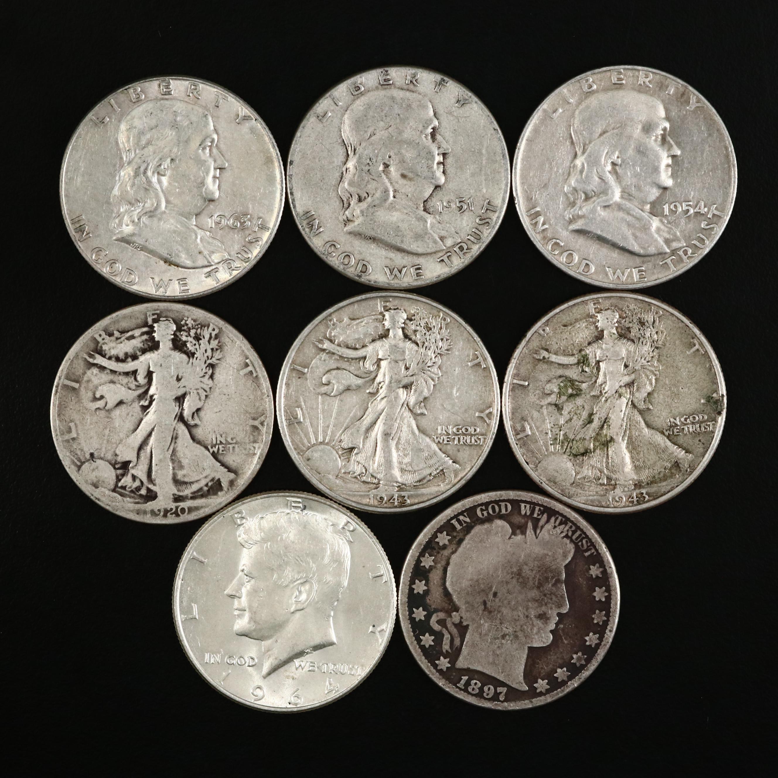 Ten Dollar Face Value Grouping of Antique to Vintage U.S. Silver Coins ...
