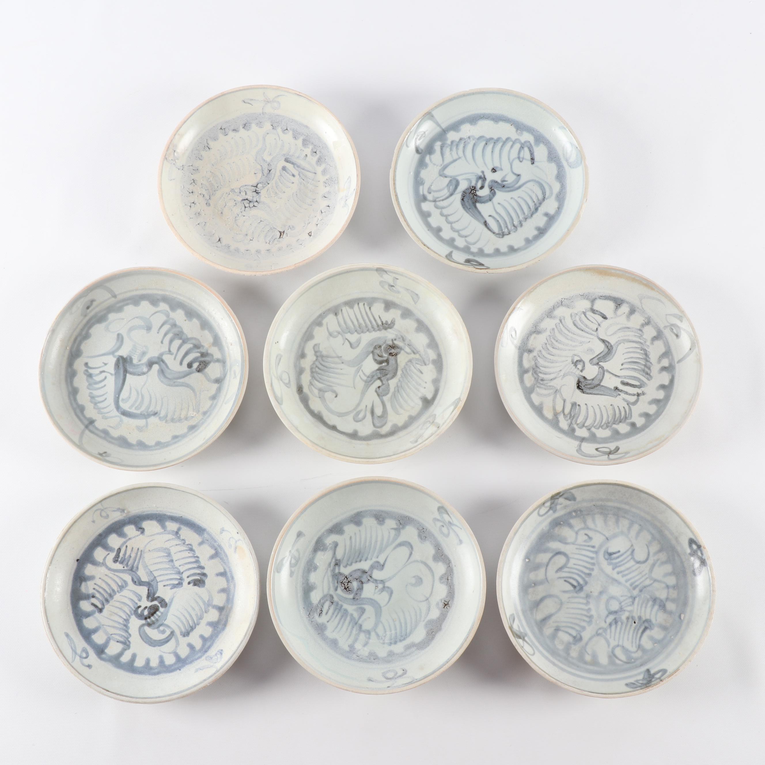 Chinese Swatow Ware Footed Bowls | EBTH