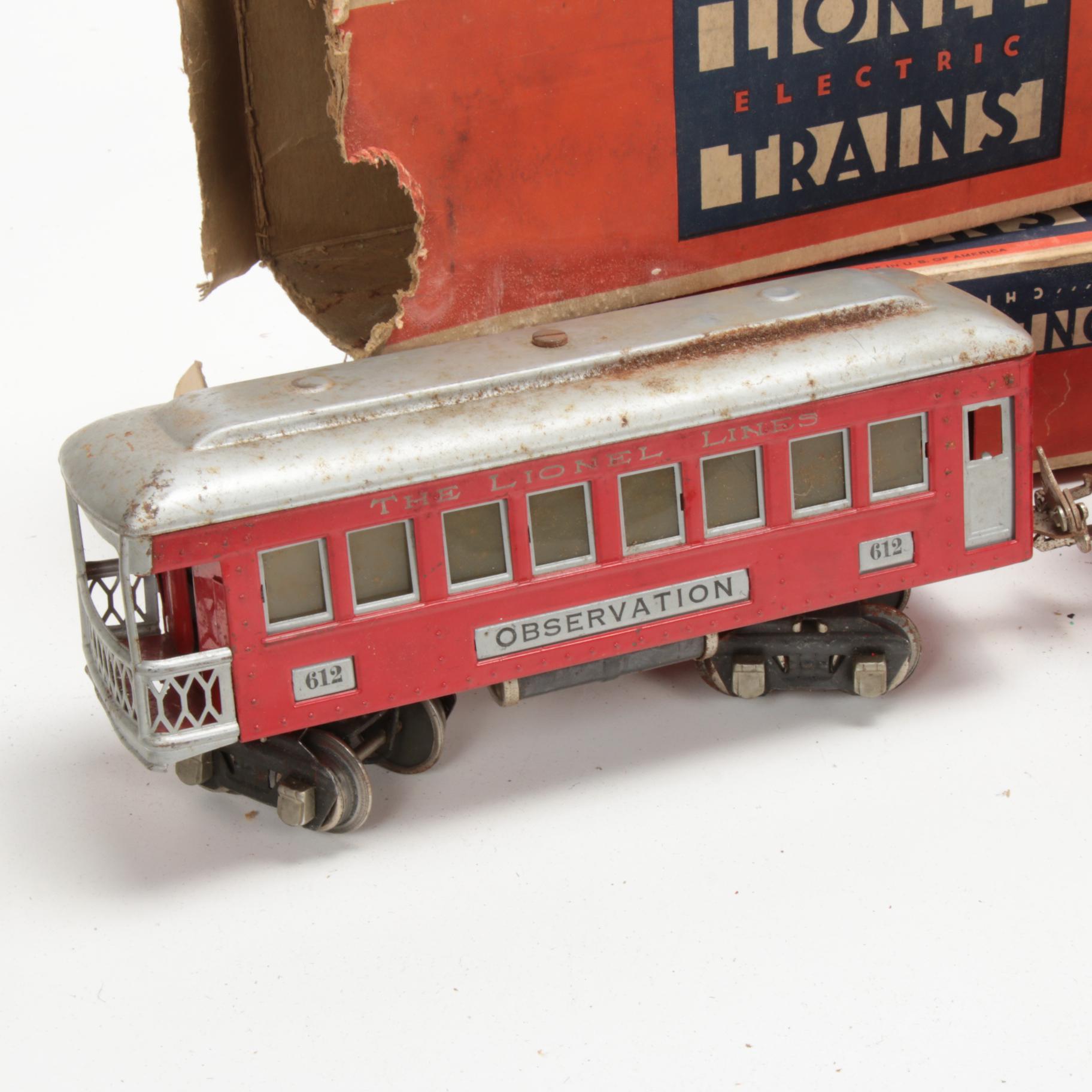 Lionel O Gauge Model Electric Train Cars | EBTH
