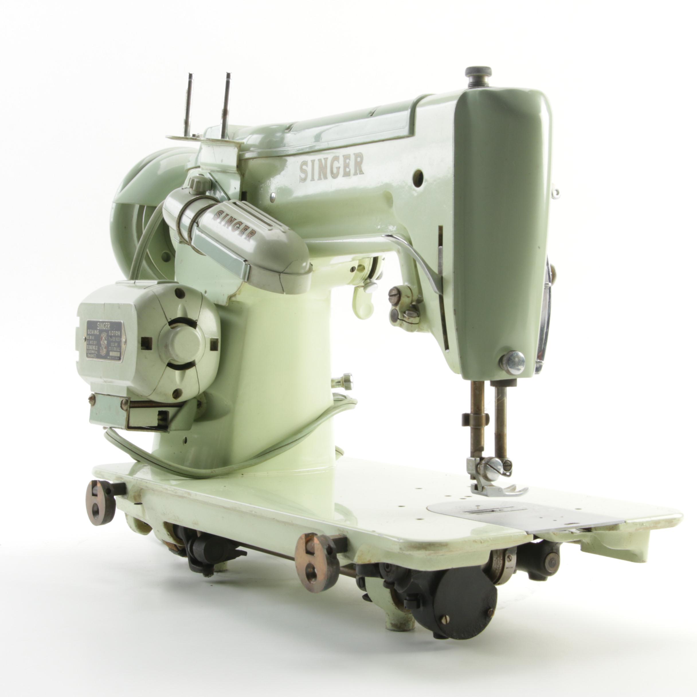 Singer Model 319W Sewing Machine with Case, 1950s | EBTH