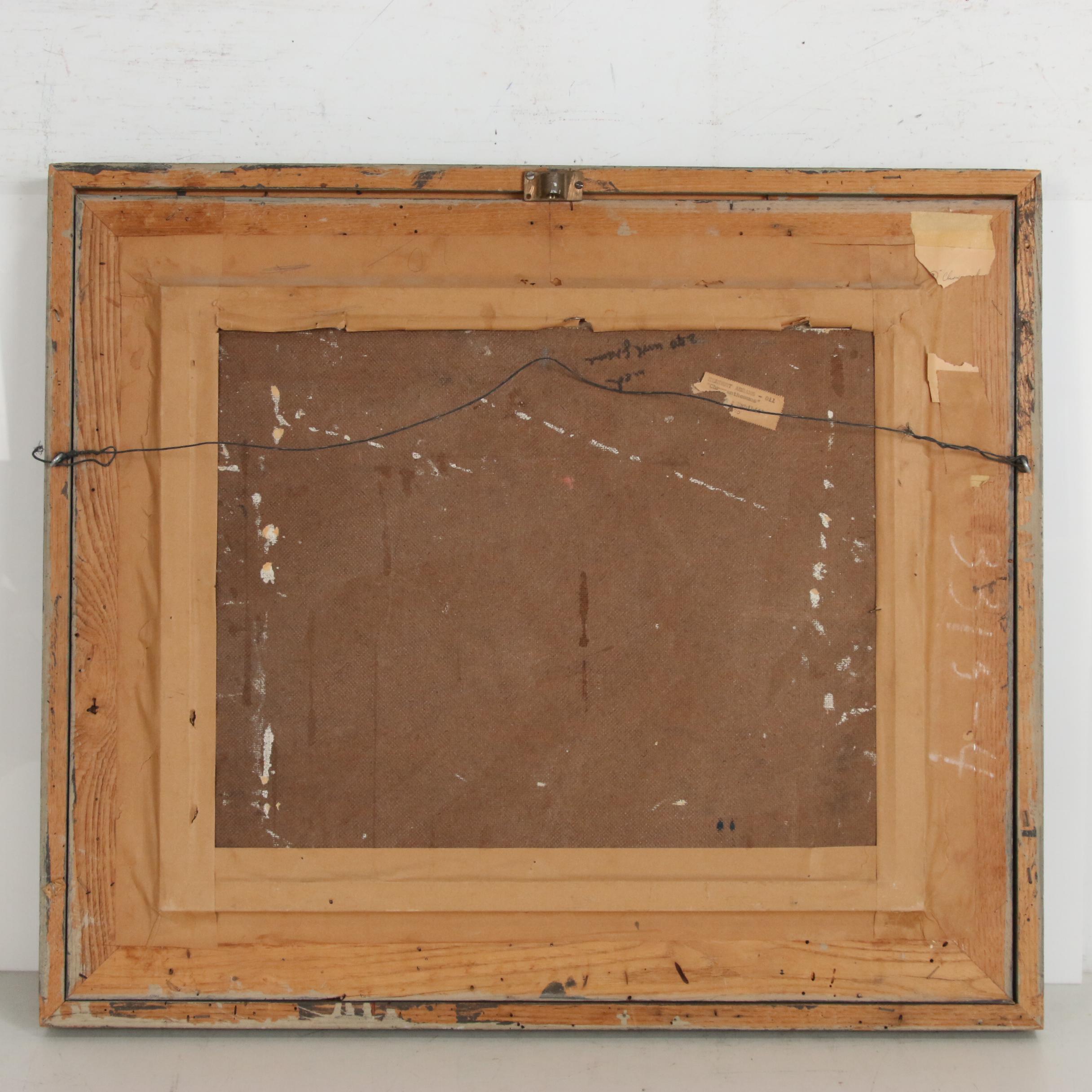 Herbert Abrams Oil Painting "Chrysanthemums", 1955 | EBTH