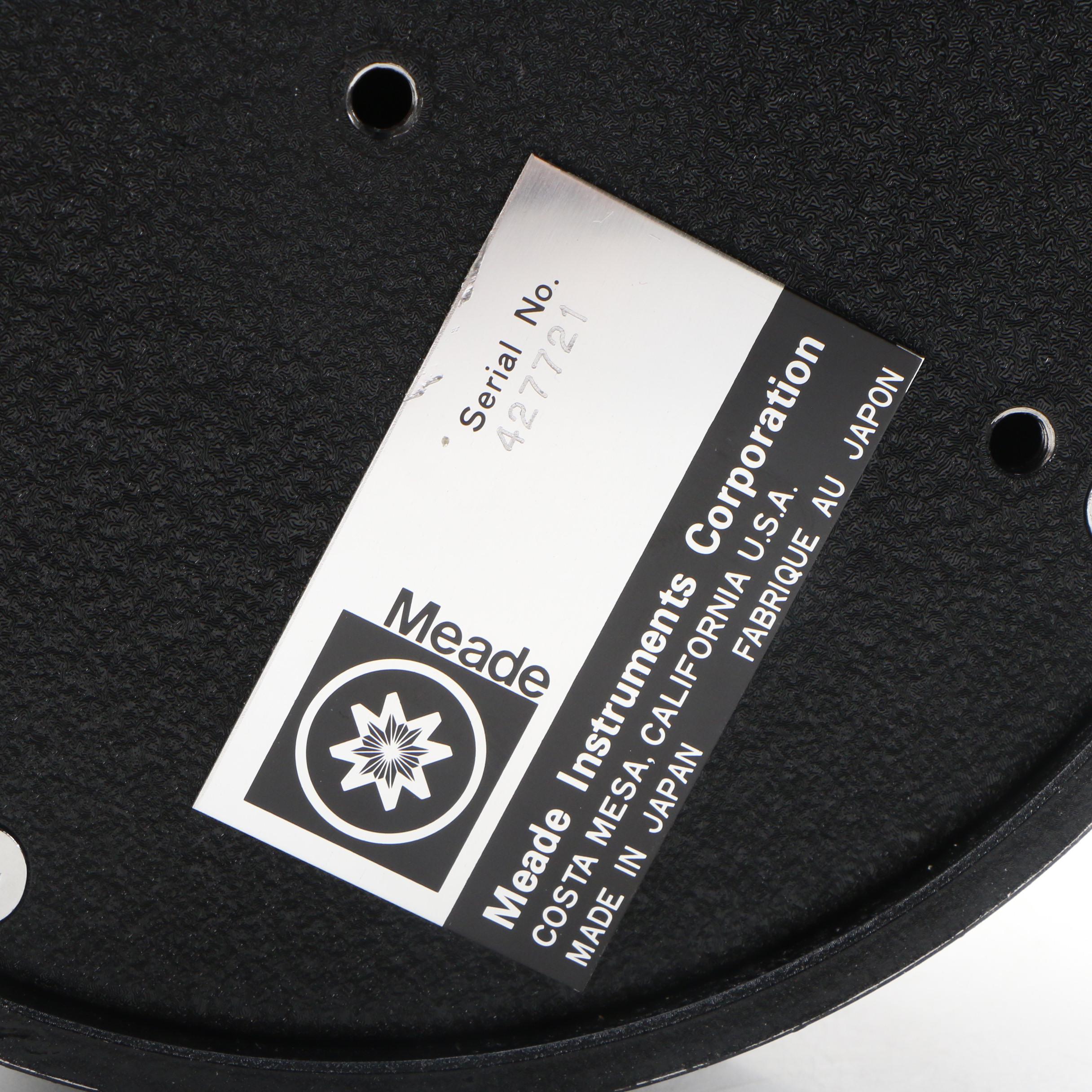 Meade Model 2045 4" Schmidt-Cassegrain Telescope with Case, Late 20th ...