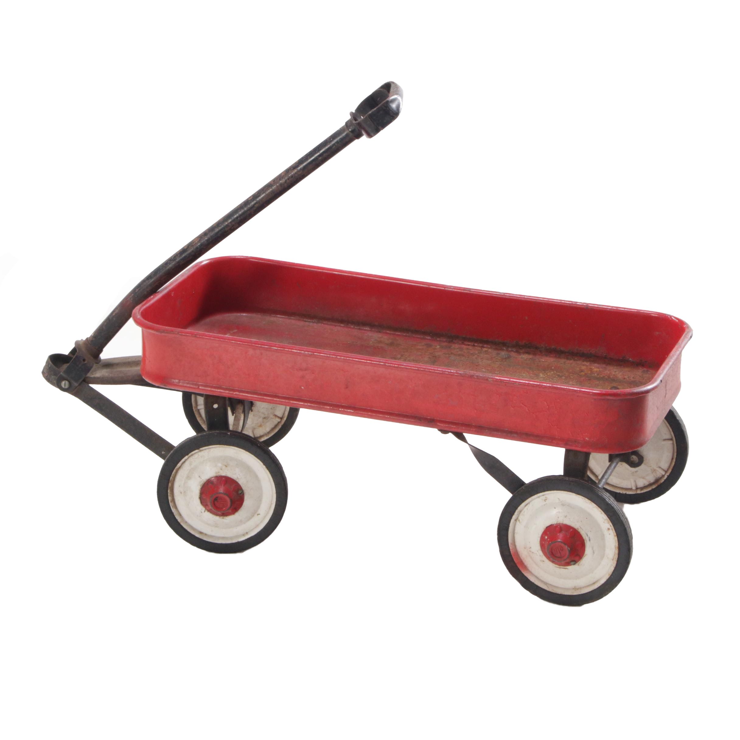 Red Pull Wagon,Vintage | EBTH