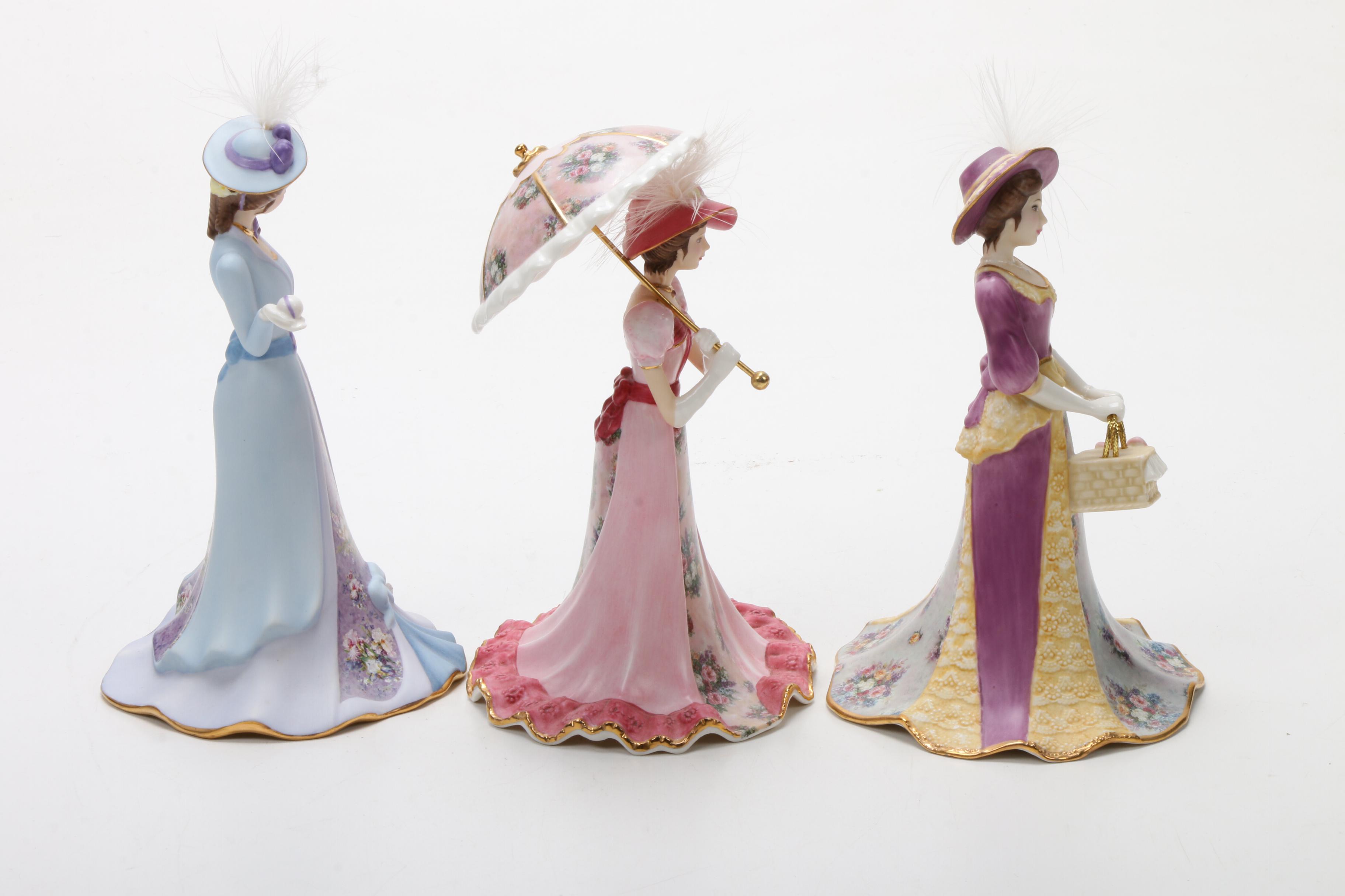 Bradford Exchange "Lena Liu's Elegant Era Bell" Heirloom Porcelain ...