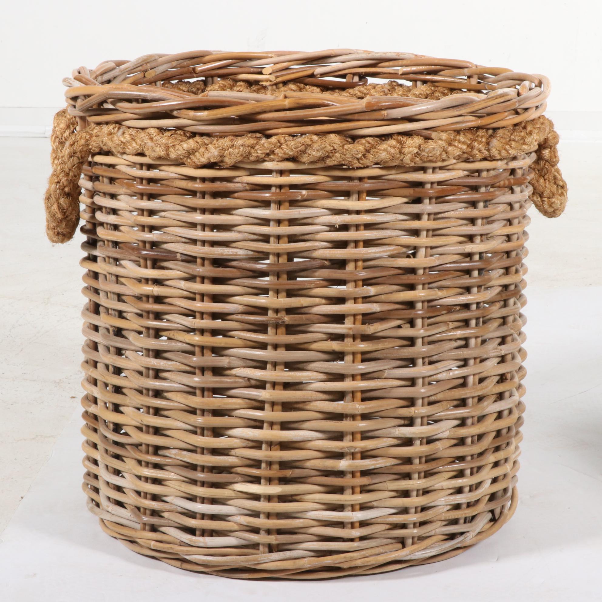 Large Decorative Baskets, Contemporary | EBTH