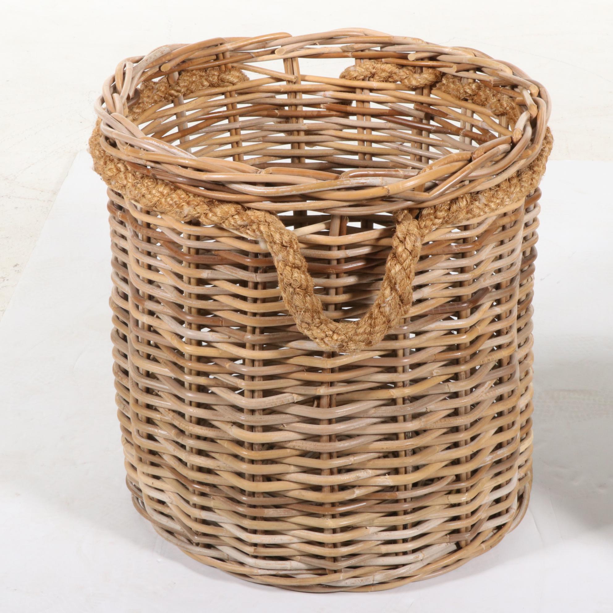 Large Decorative Baskets, Contemporary | EBTH