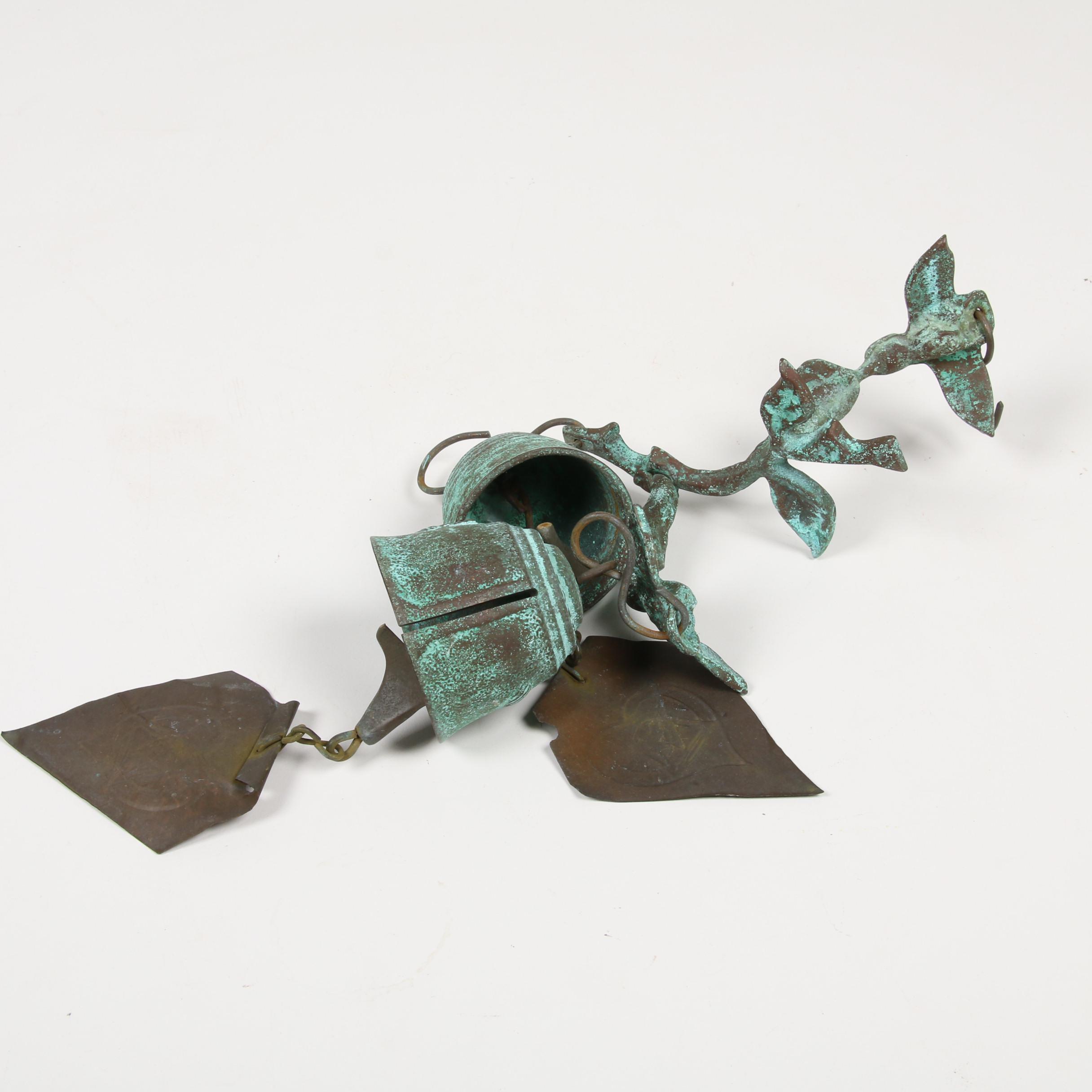 Jeff Cross Harmony Hollow Bronze Bell Wind Chimes | EBTH