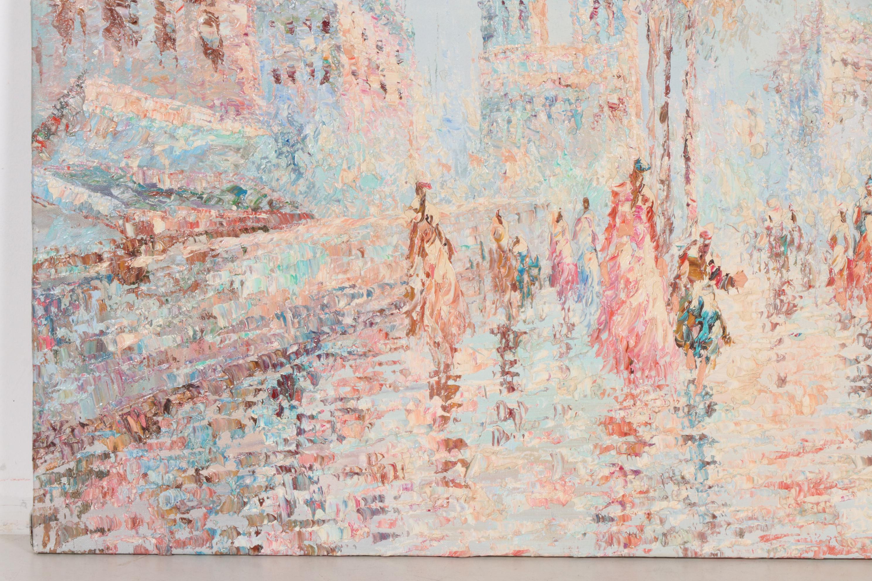 Marie Charlot French Cityscape Oil Painting, Mid to Late 20th Century ...