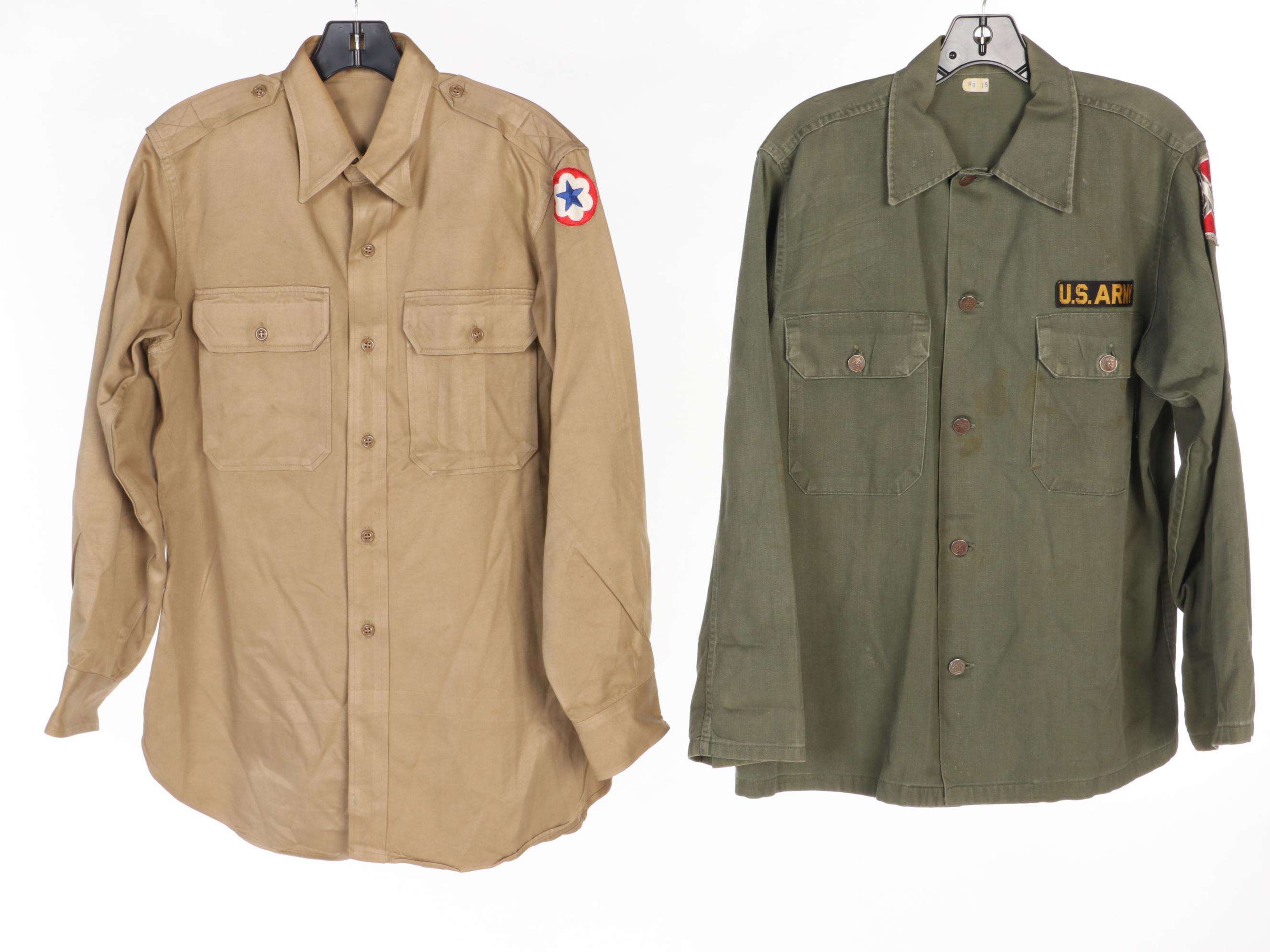 United States Army Uniform Shirts, Trousers, Field Jacket and Ridgeway ...