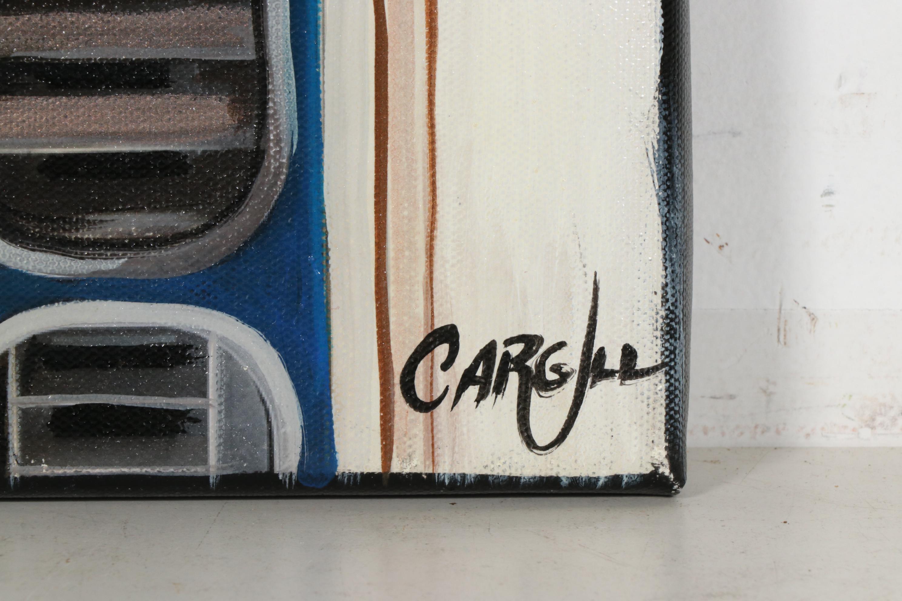 Chris Cargill Acrylic Painting of R2-D2 | EBTH