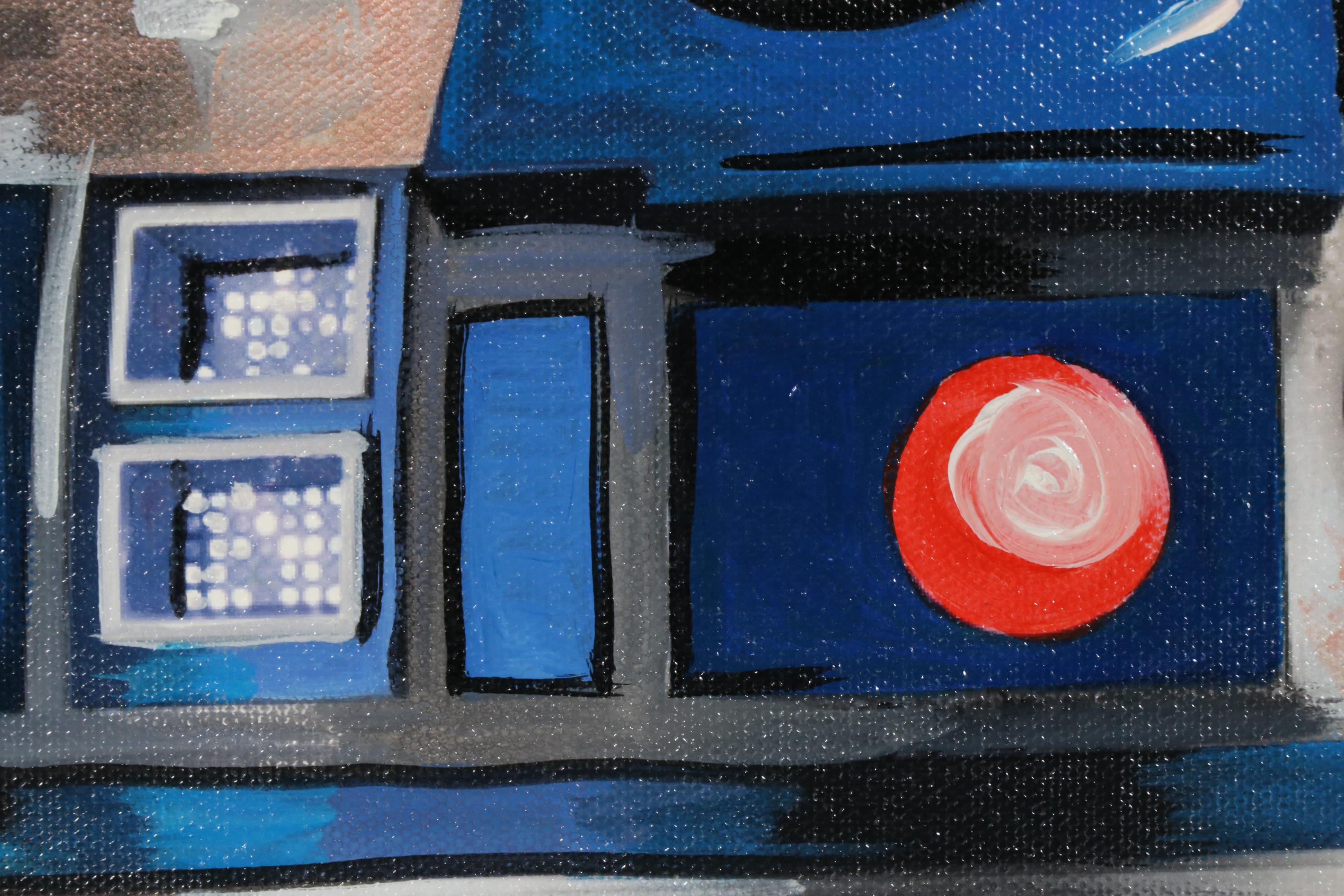 Chris Cargill Acrylic Painting of R2-D2 | EBTH