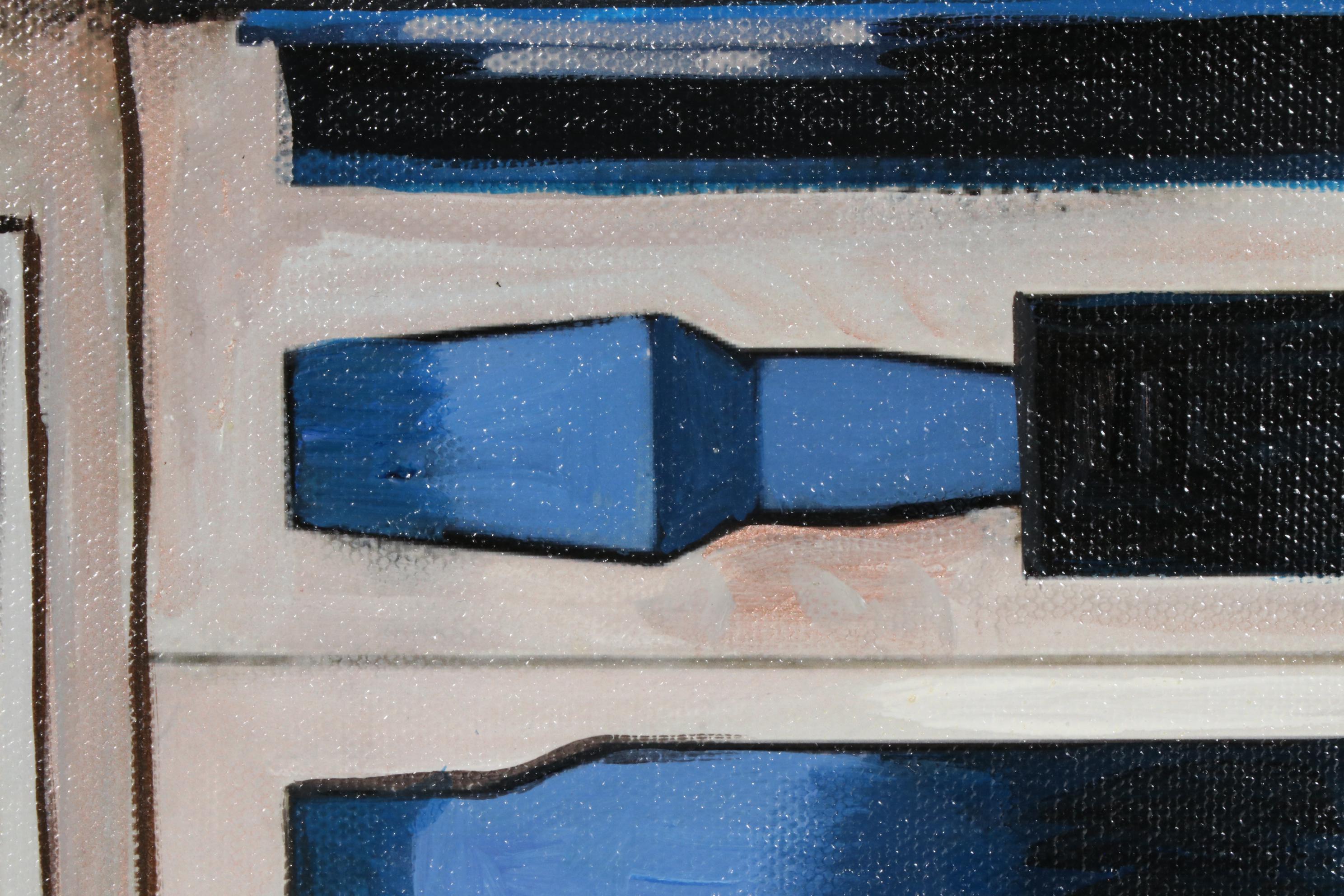 Chris Cargill Acrylic Painting of R2-D2 | EBTH
