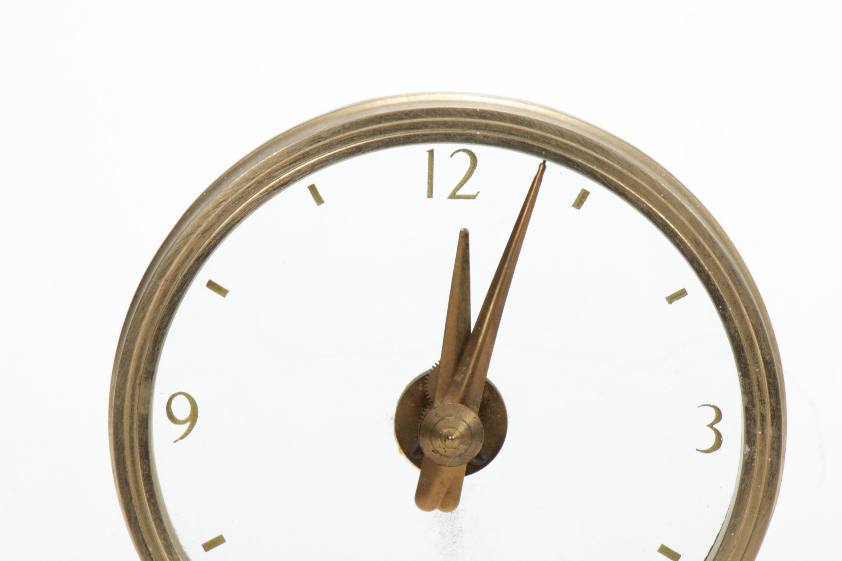 Haddon "Golden Visionette" Art Deco Electric Clock, Late 1940s | EBTH